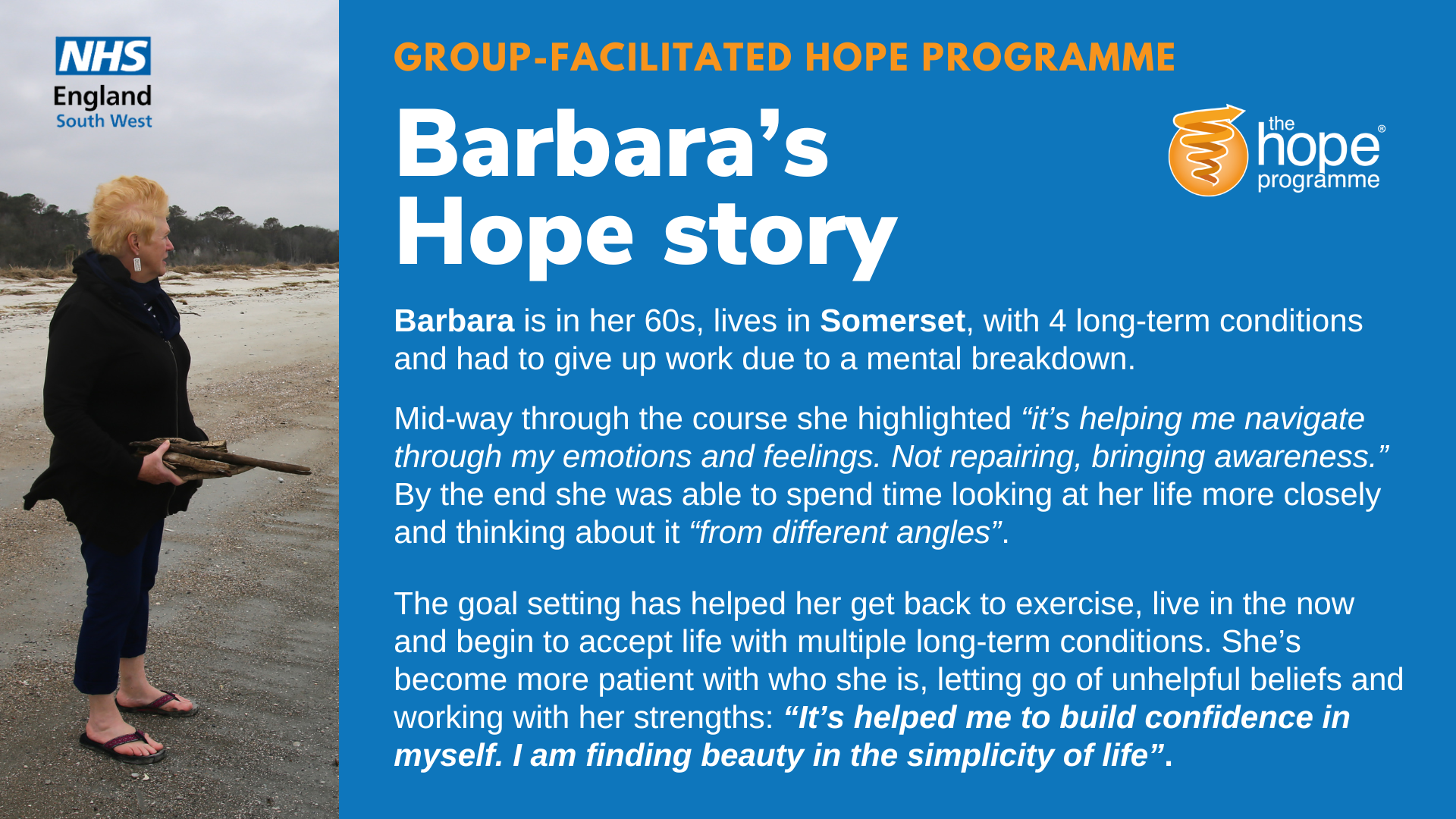 Hope Programme for the South West — Hope For The Community CIC