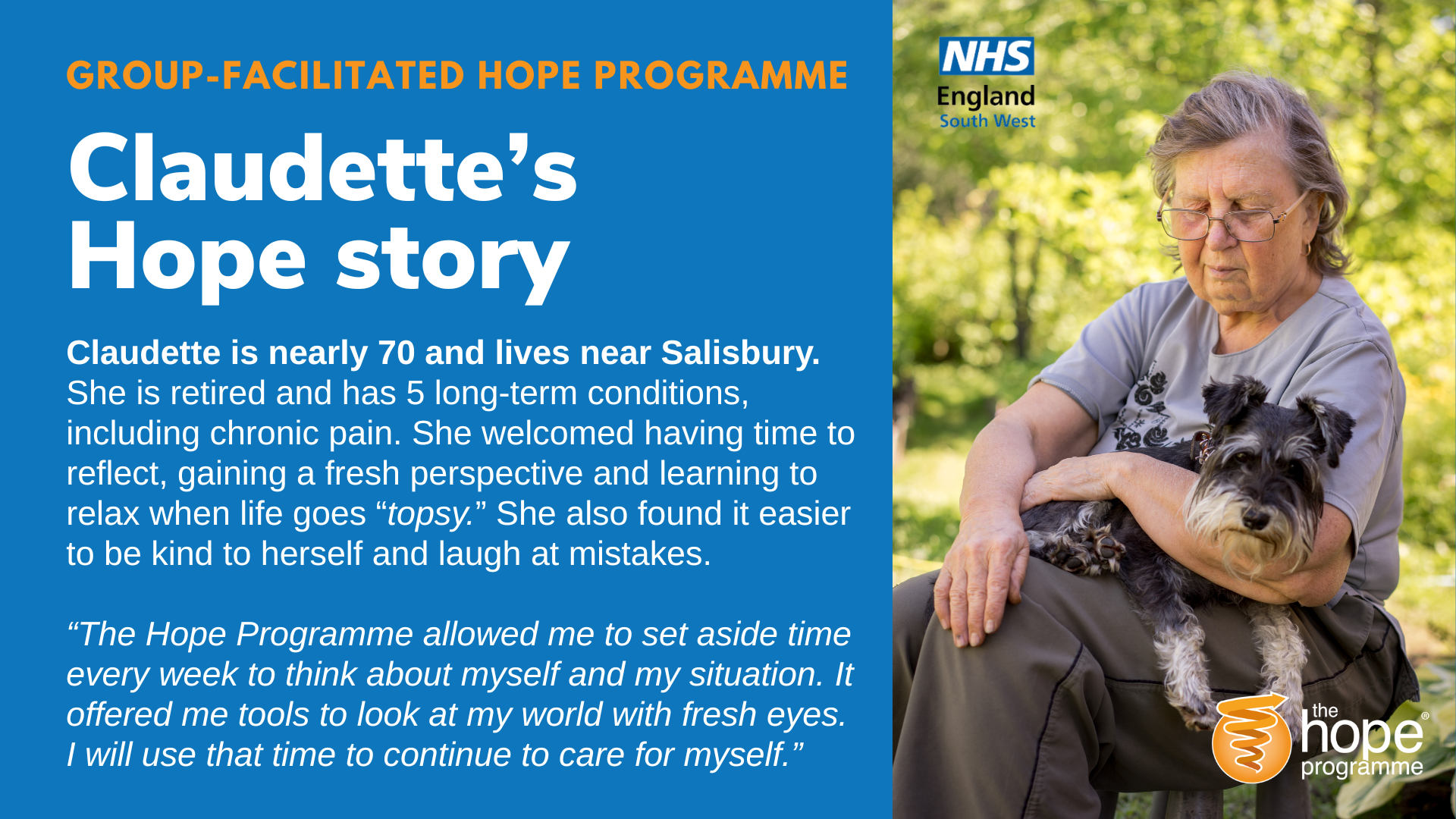 Hope Programme for the South West — Hope For The Community CIC