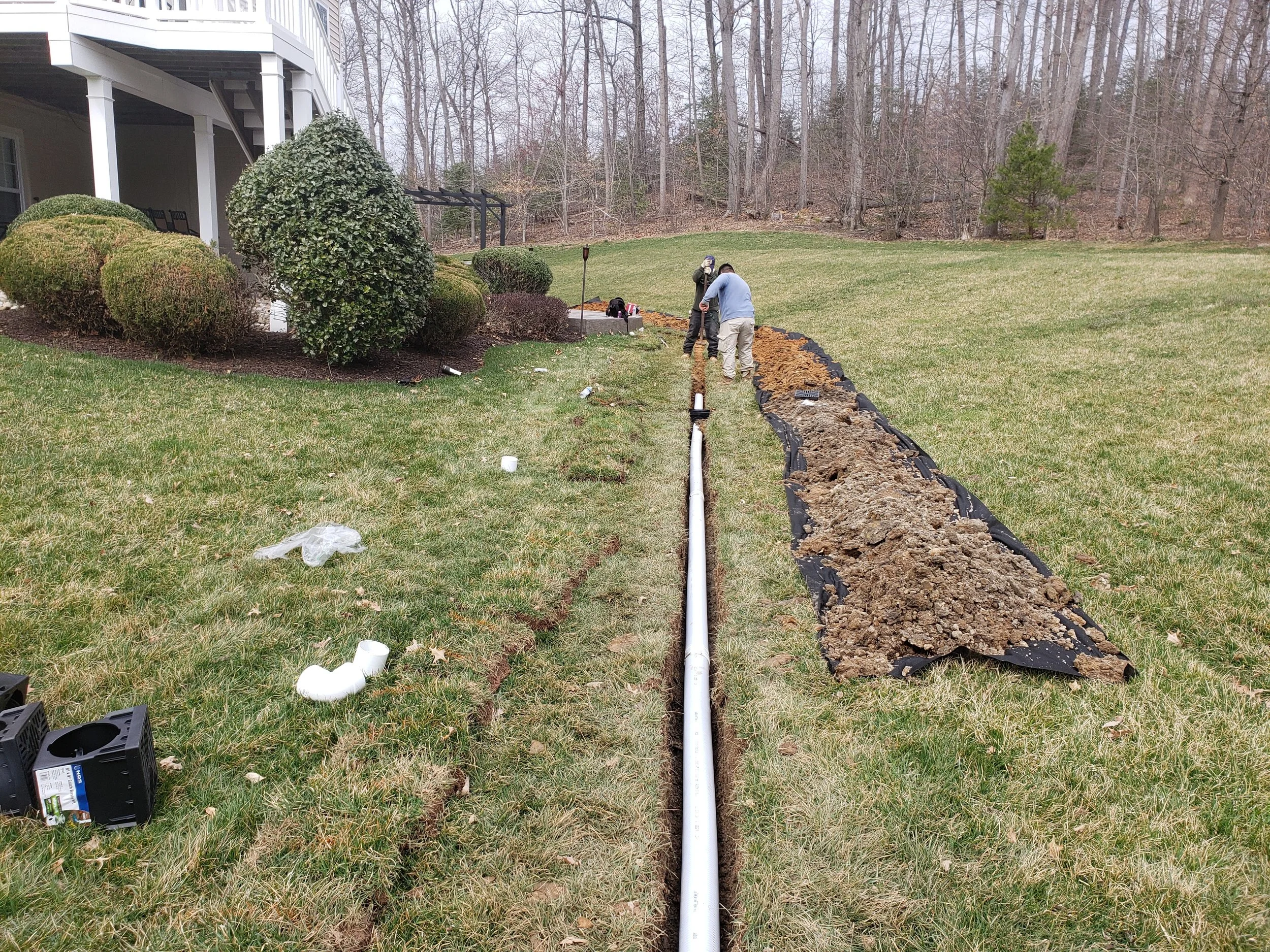 DRAINAGE & EROSION SOLUTIONS — Green Lady Masonry & Drainage Solutions