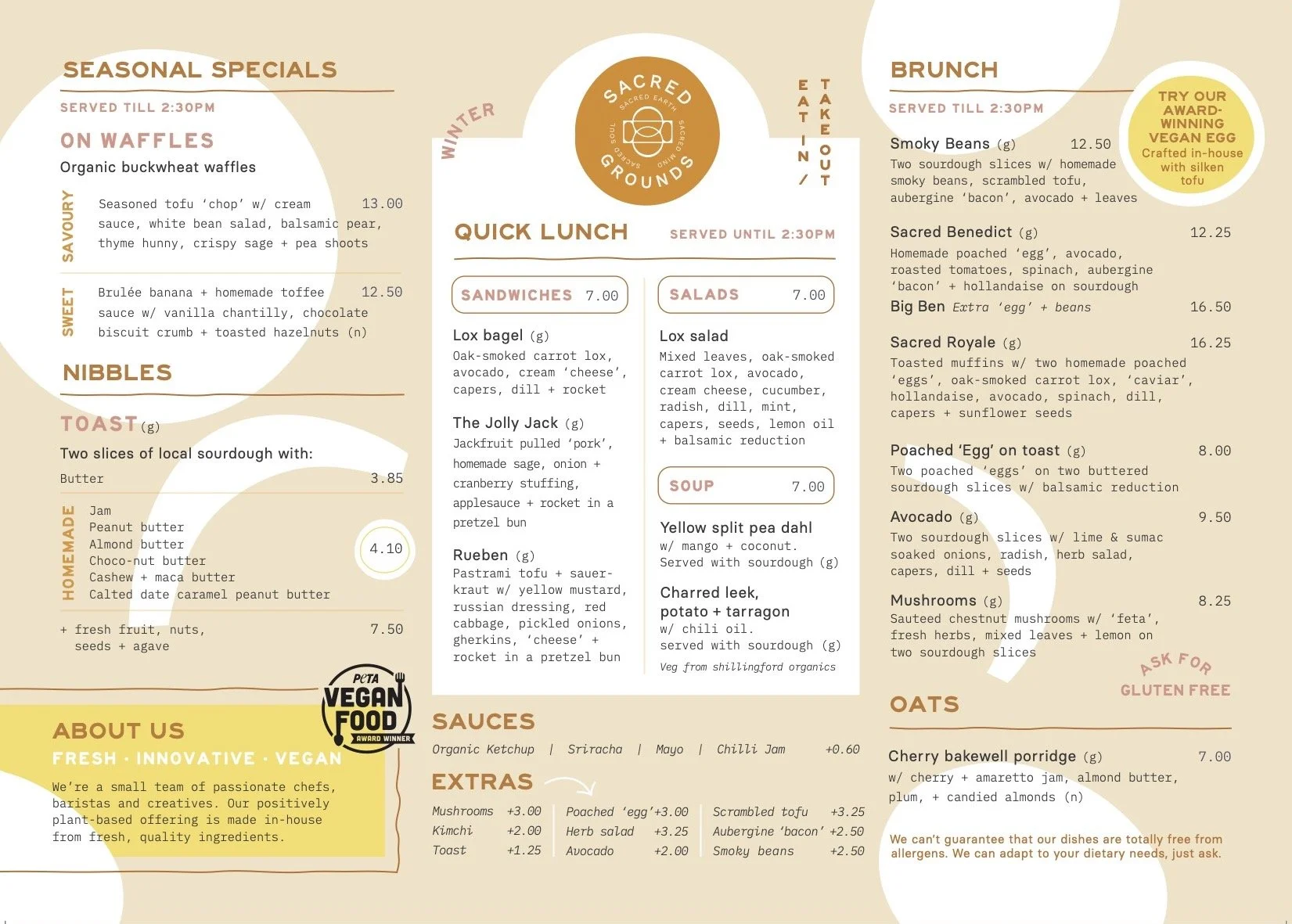 Sacred Grounds Plant-Based Brunch Café