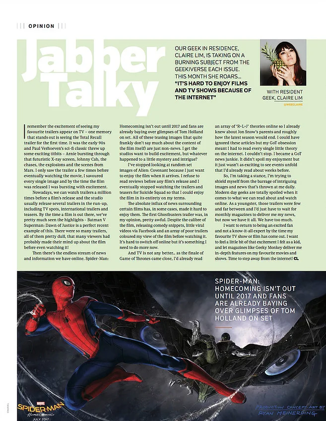 Claire Lim — Geeky Monkey Magazine