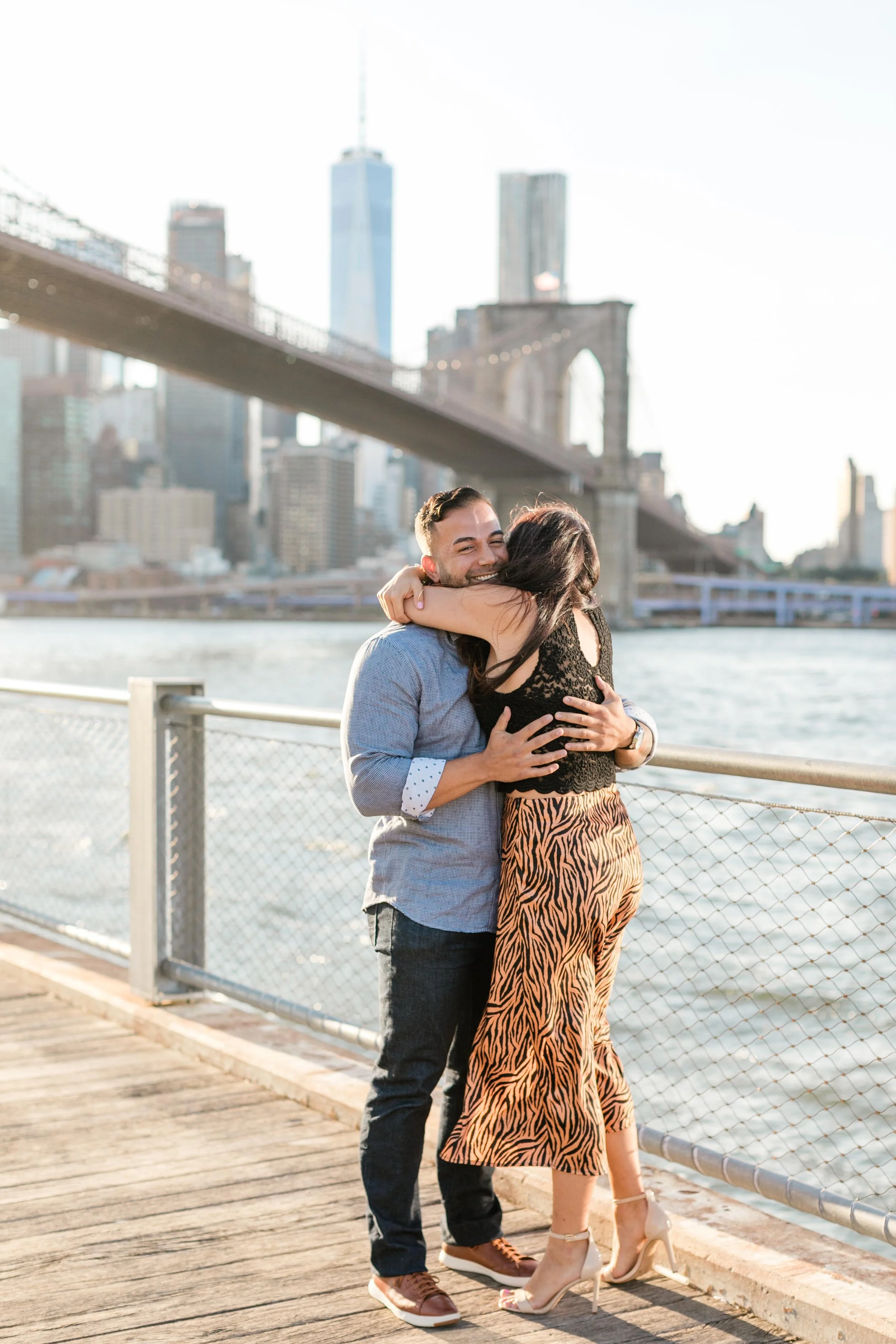 Sunset Brooklyn Bridge Park Proposal — Lizzie Burger Photography | NY ...