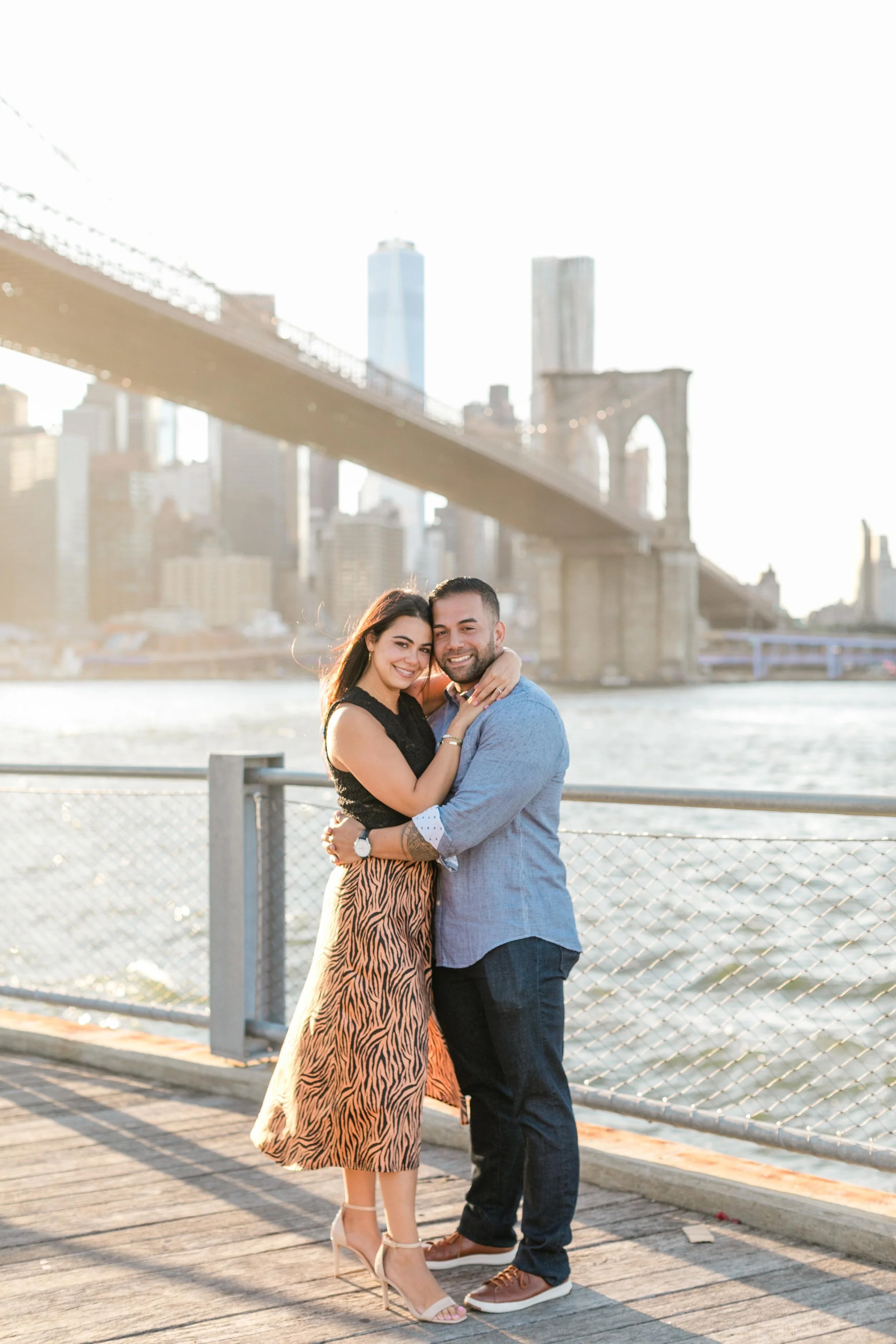 Sunset Brooklyn Bridge Park Proposal — Lizzie Burger Photography | NY ...