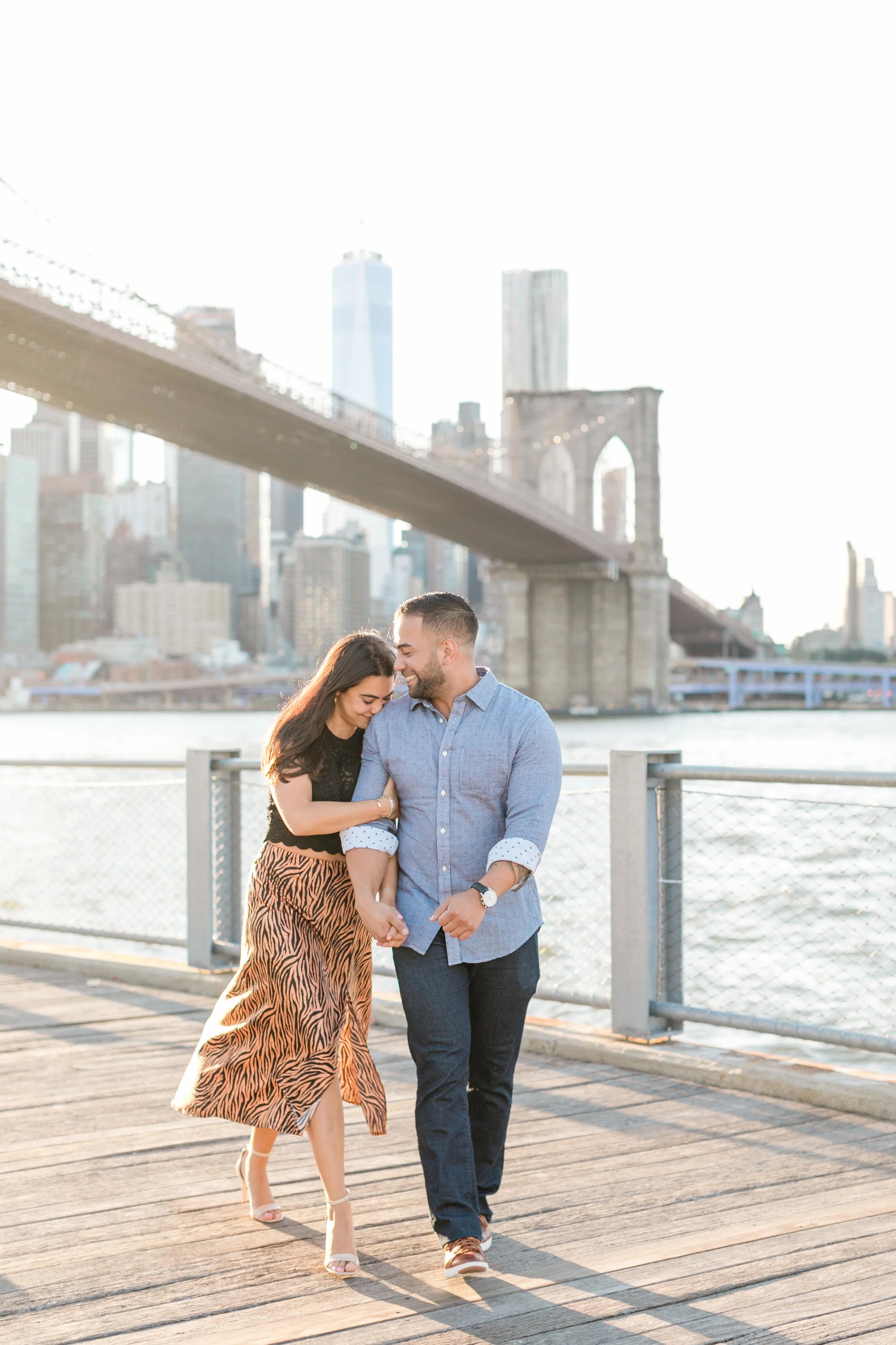 Sunset Brooklyn Bridge Park Proposal — Lizzie Burger Photography | NY ...