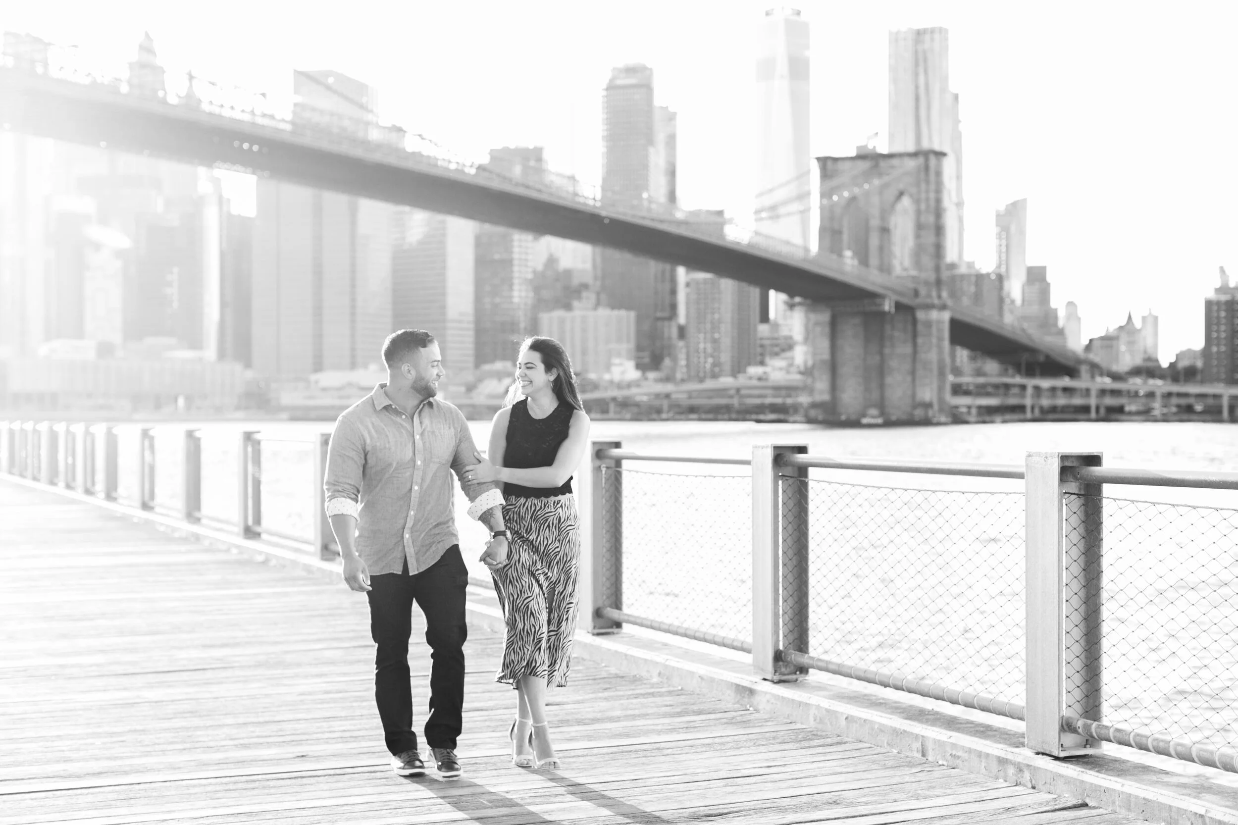 Sunset Brooklyn Bridge Park Proposal — Lizzie Burger Photography | NY ...