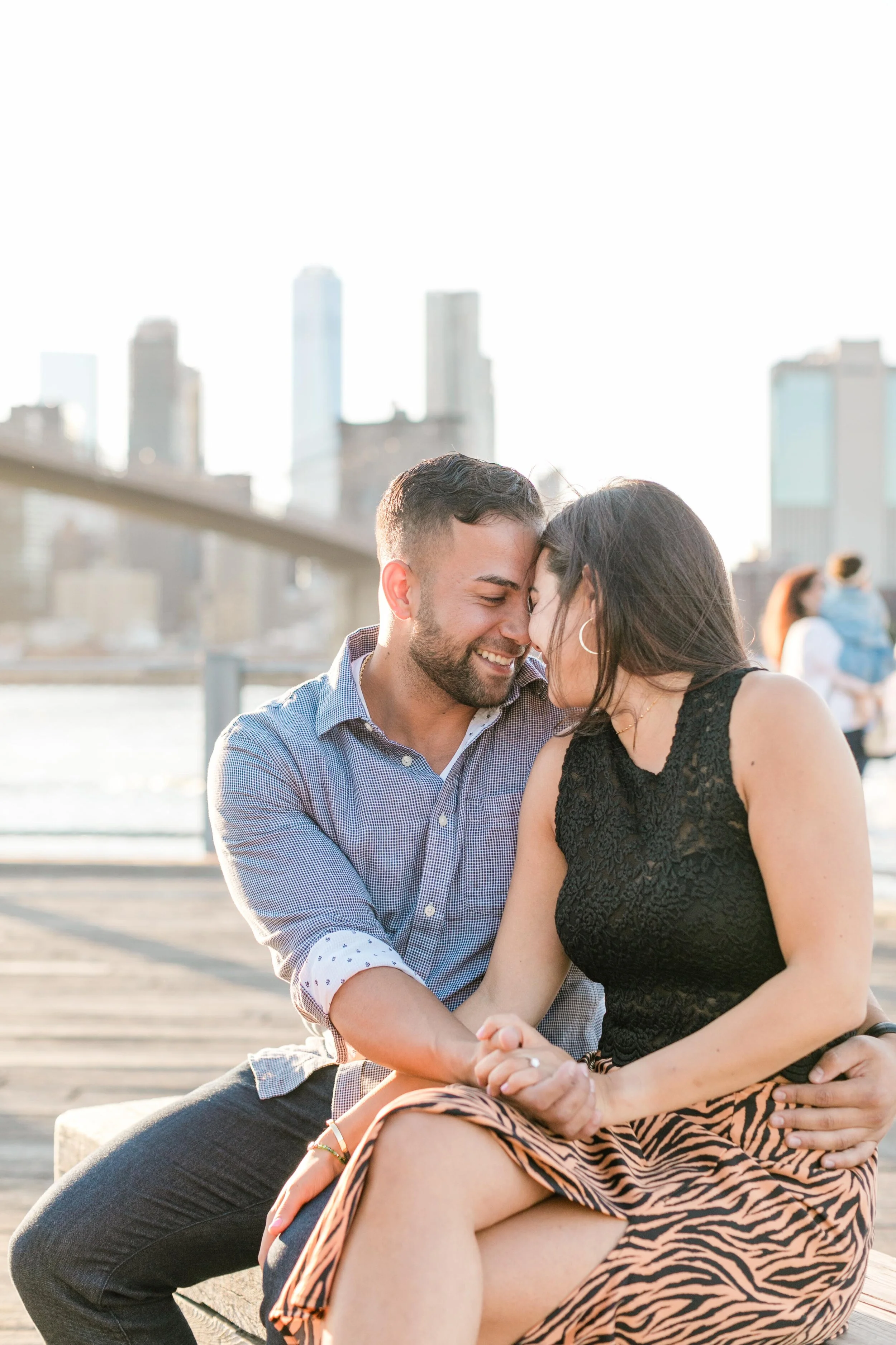 Sunset Brooklyn Bridge Park Proposal — Lizzie Burger Photography | NY ...