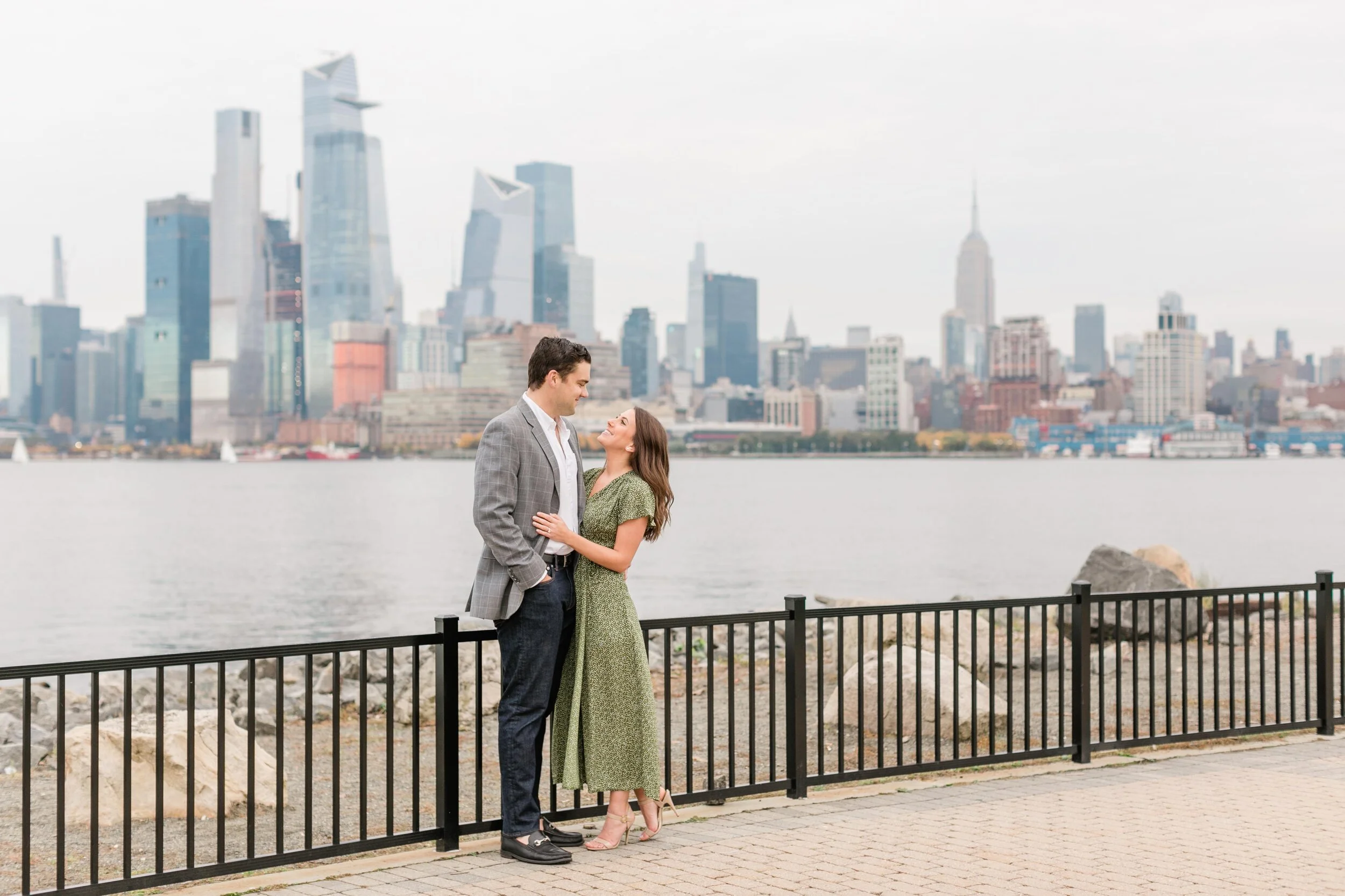 Hoboken Engagement Photos - Hoboken Waterfront, Maxwell Pier Park ...