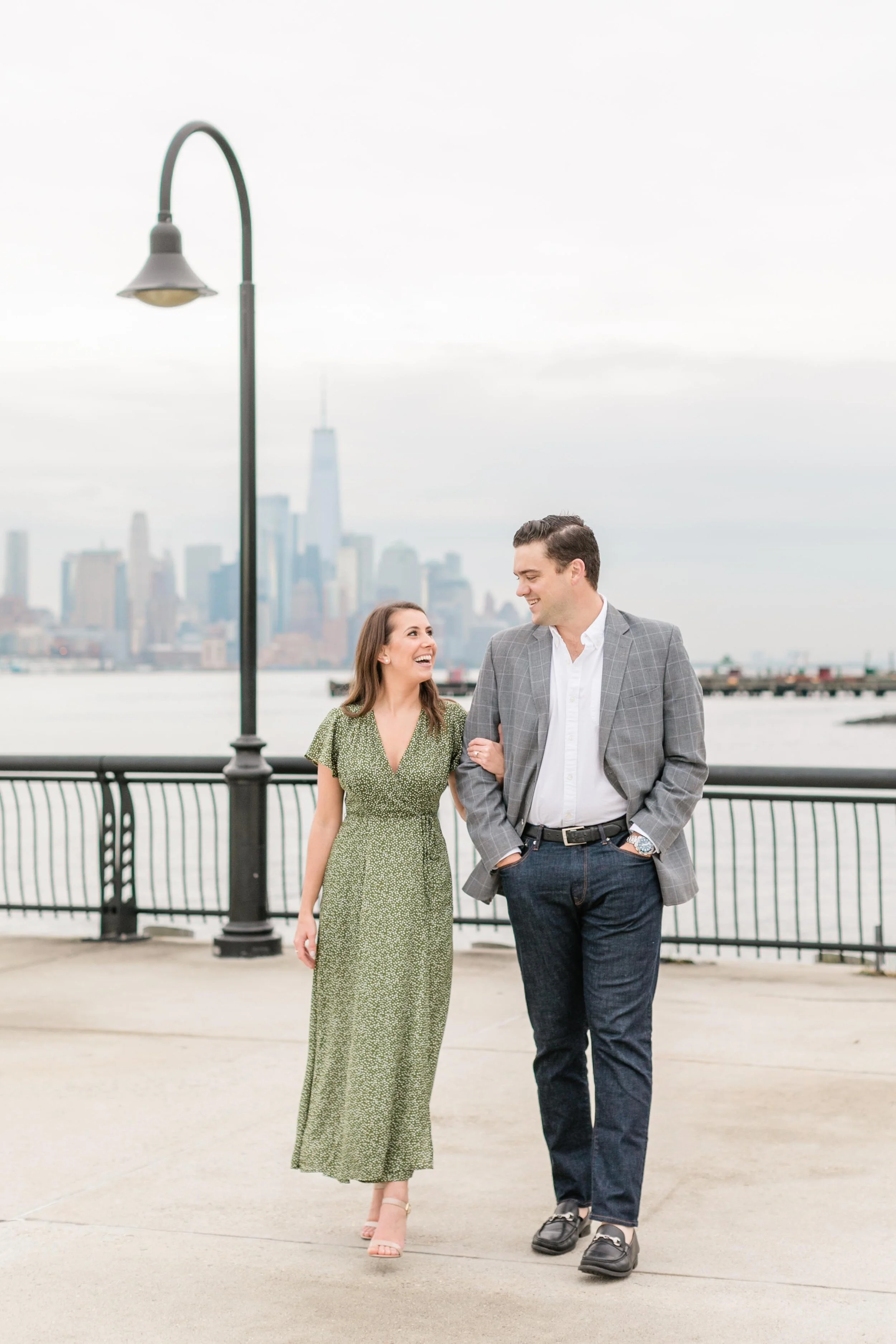 Hoboken Engagement Photos - Hoboken Waterfront, Maxwell Pier Park ...