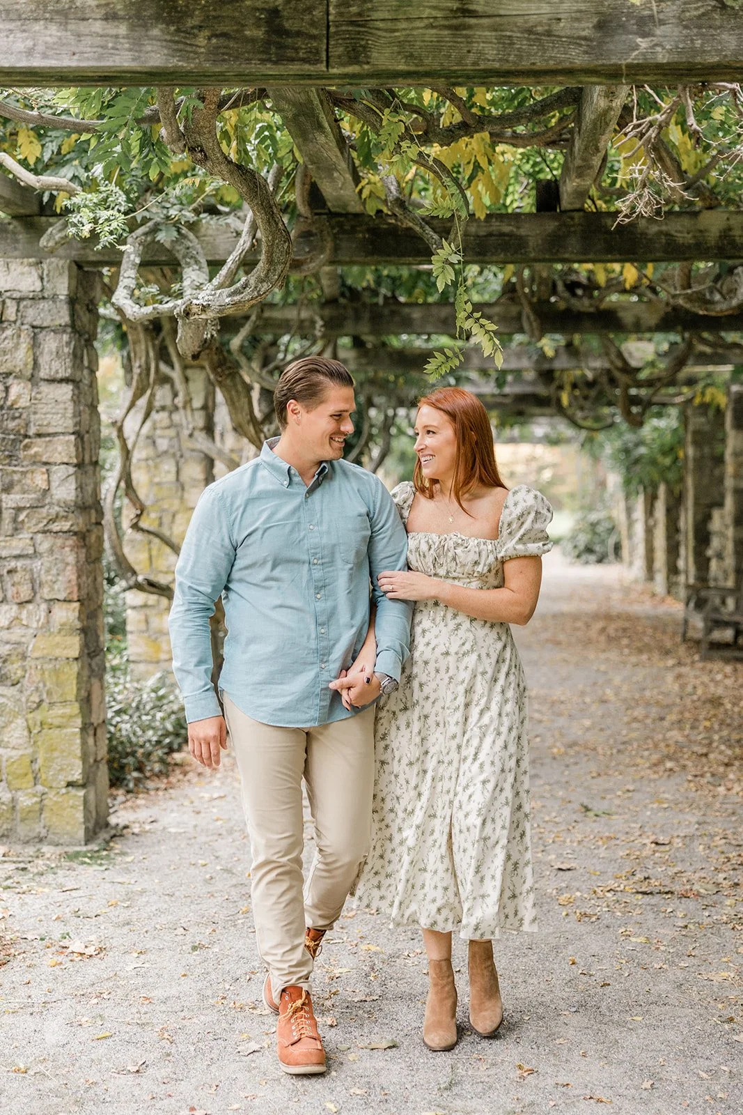 Cross Estate Gardens Summer Engagement — Lizzie Burger Photography | NY & NJ Wedding Photographer