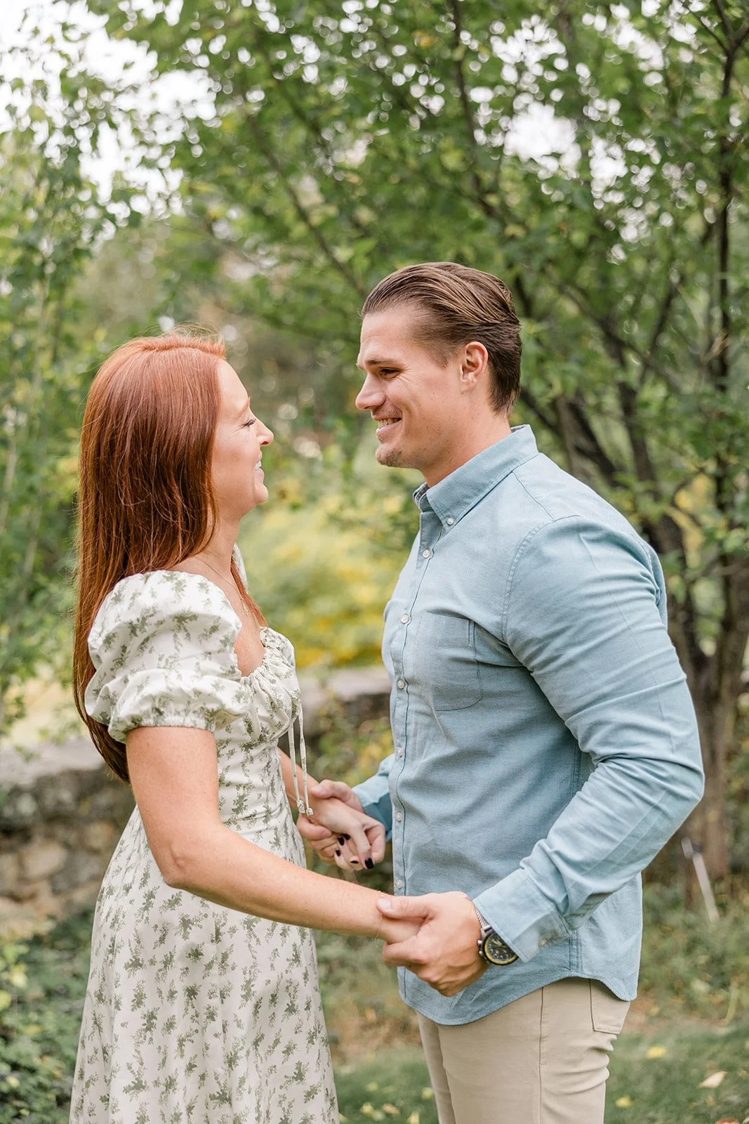 Cross Estate Gardens Summer Engagement — Lizzie Burger Photography | NY & NJ Wedding Photographer
