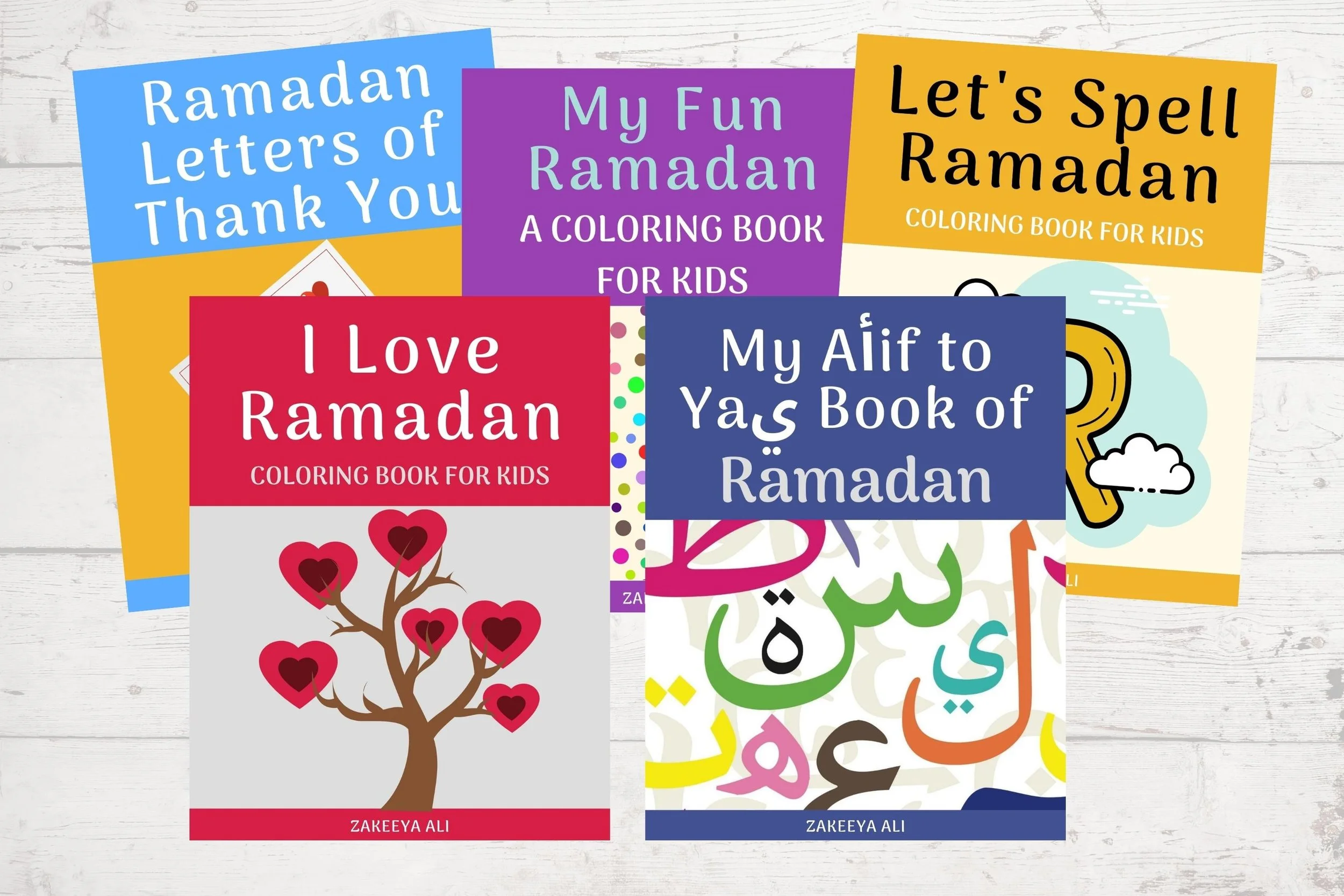 Ramadan Printable Books For Kids To Color and Learn — Zakeeya Ali