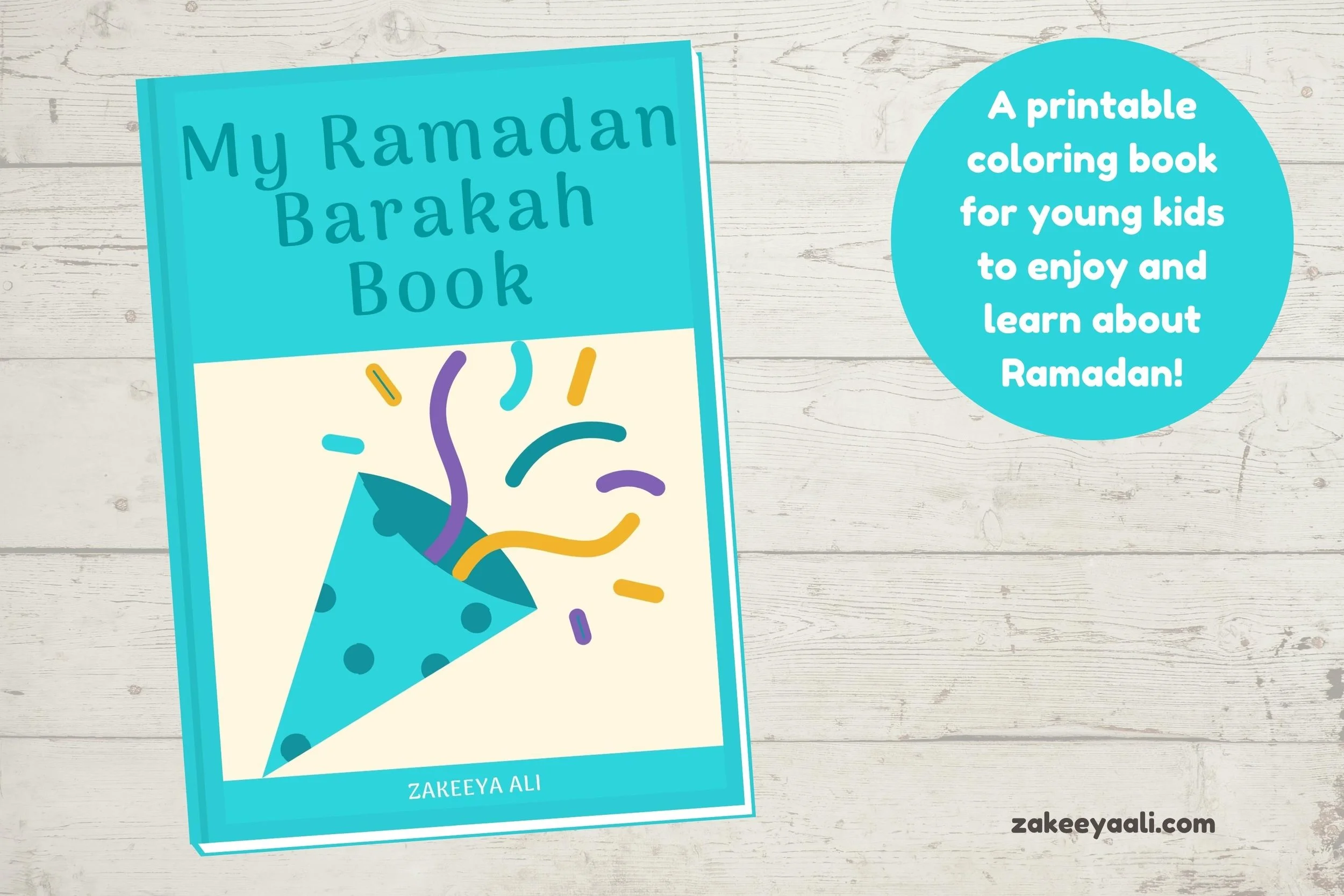 Ramadan Printable Books For Kids To Color and Learn — Zakeeya Ali