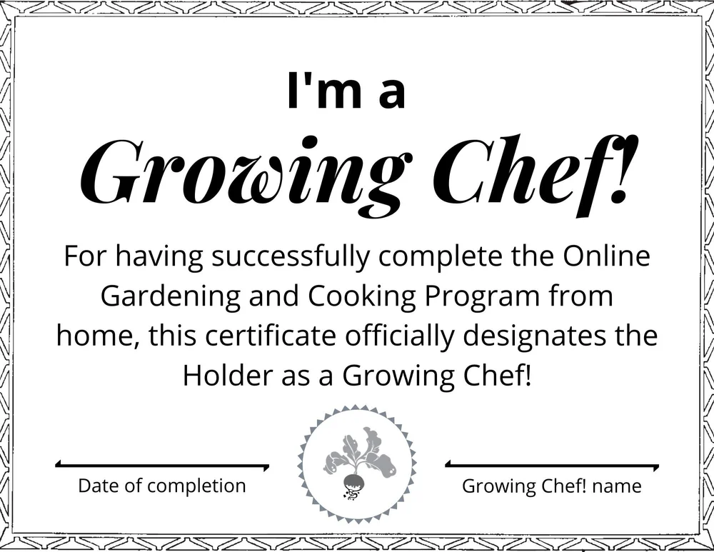 Growing Chefs! at Home: Wrap-up and Final Review | Growing Chefs!
