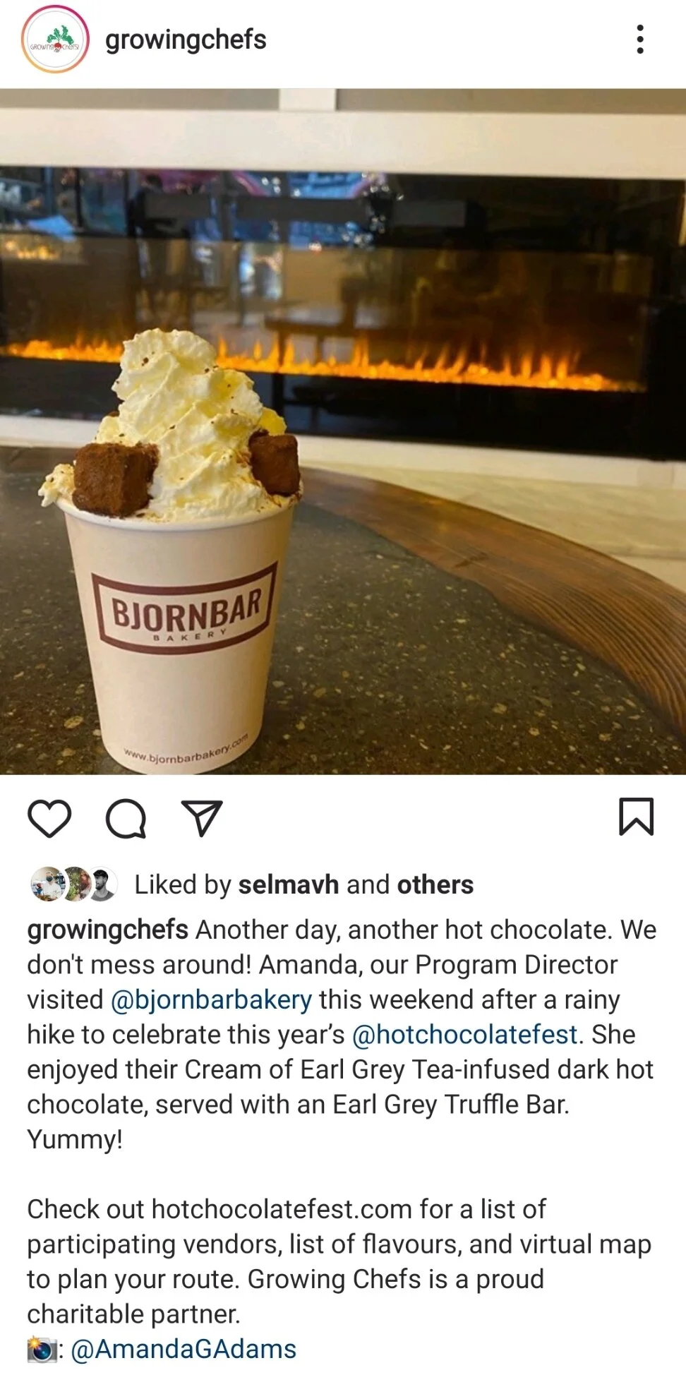 Vancouver Hot Chocolate Festival | Growing Chefs!