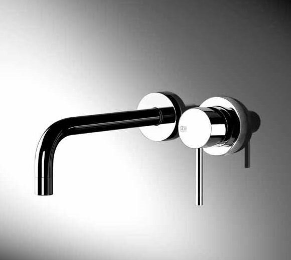 Gessi Round Tap | Via Tortona | Wall Mounted Spout 38780 — Gilesgate Bathroom Studio