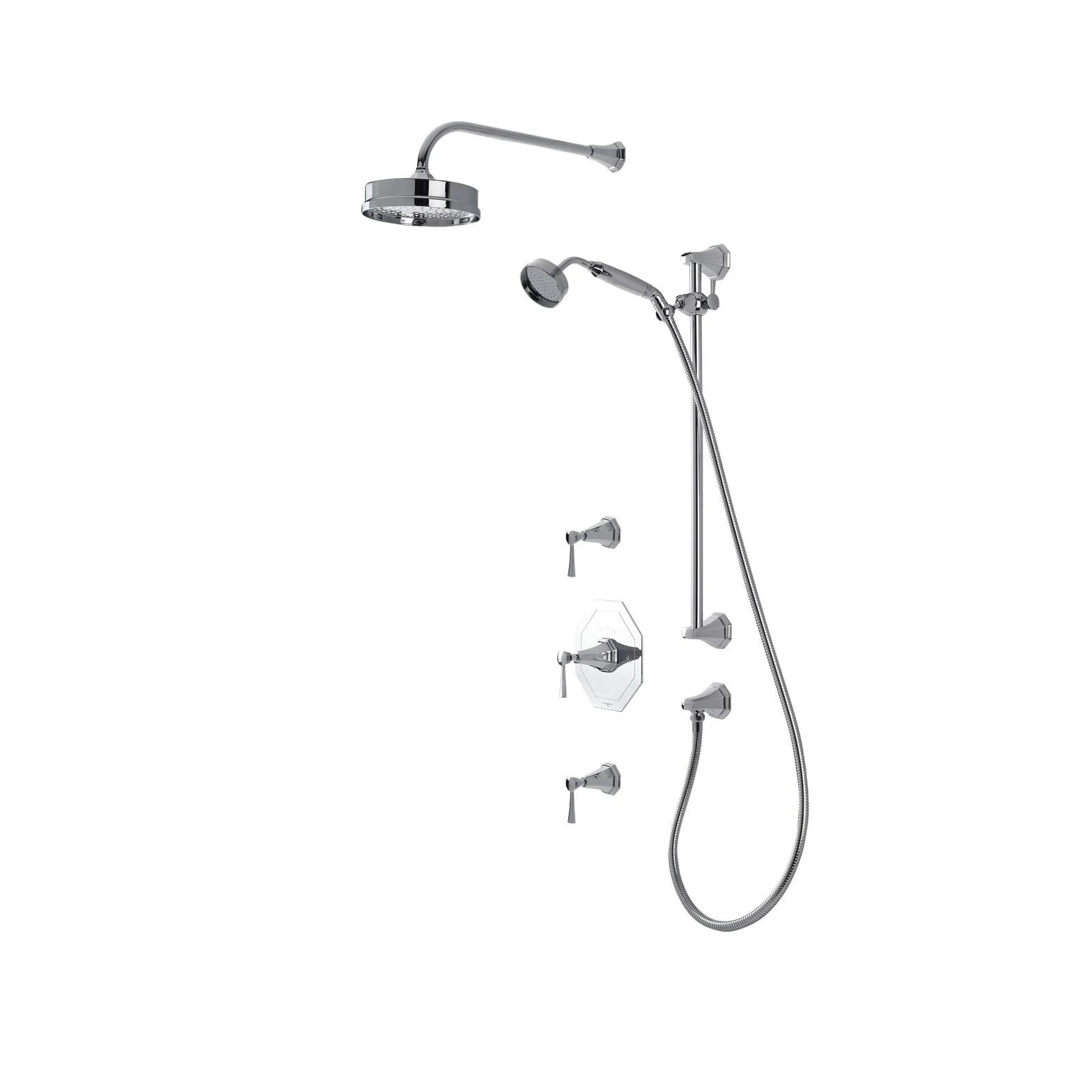 Perrin & Rowe Showering | Deco Bathroom Collection | Shower Set Two ...