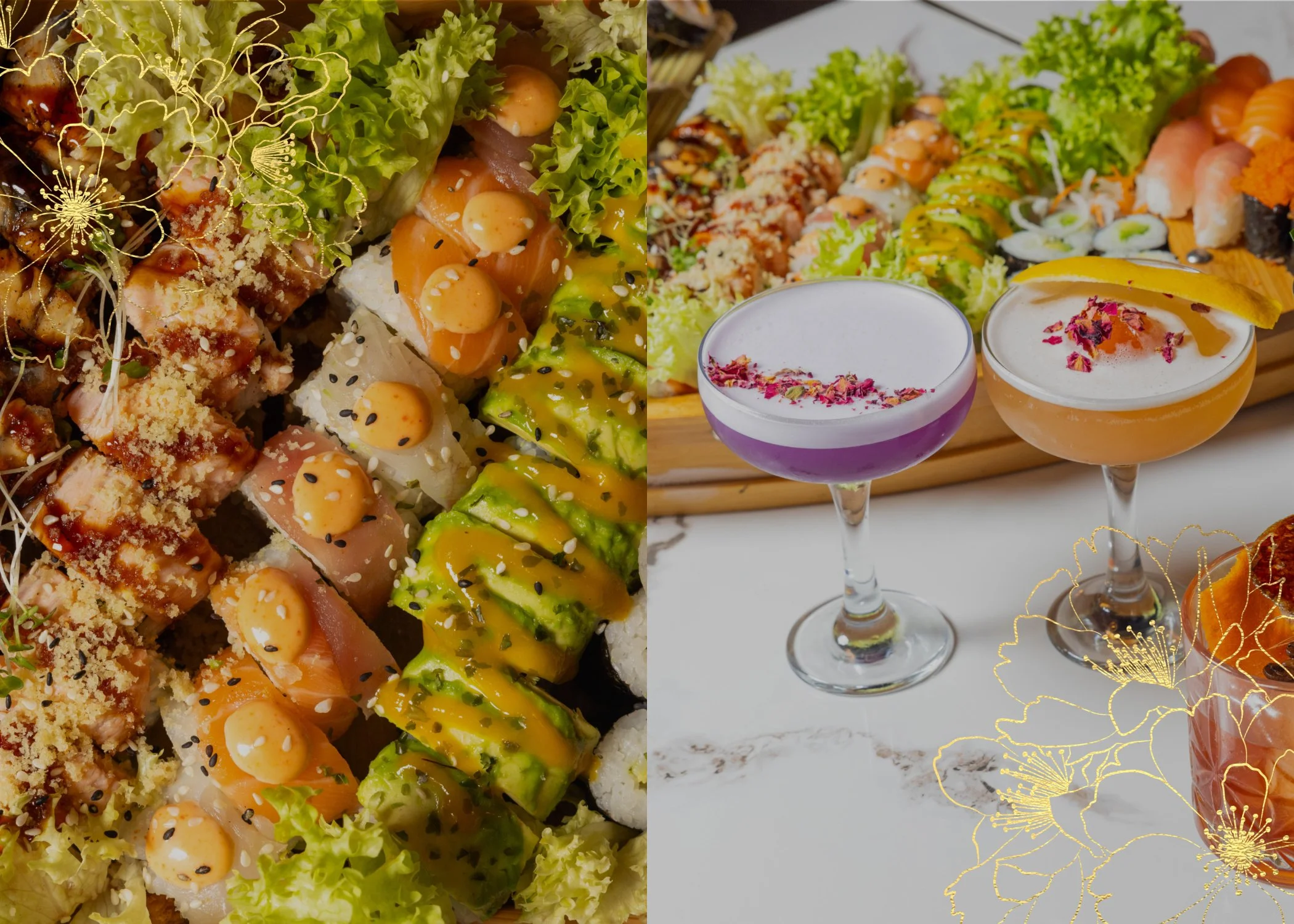 Our Menus — Blue Sakura