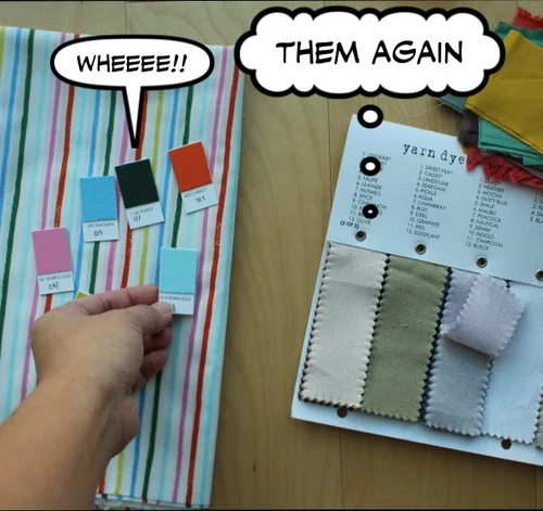 DIY Swatch Cards — XOXSEW