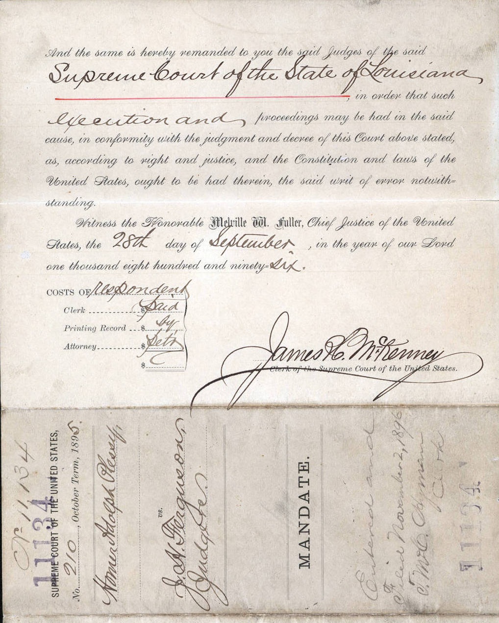 HISTORY PLESSY V FERGUSON — The Plessy & Ferguson Initiative