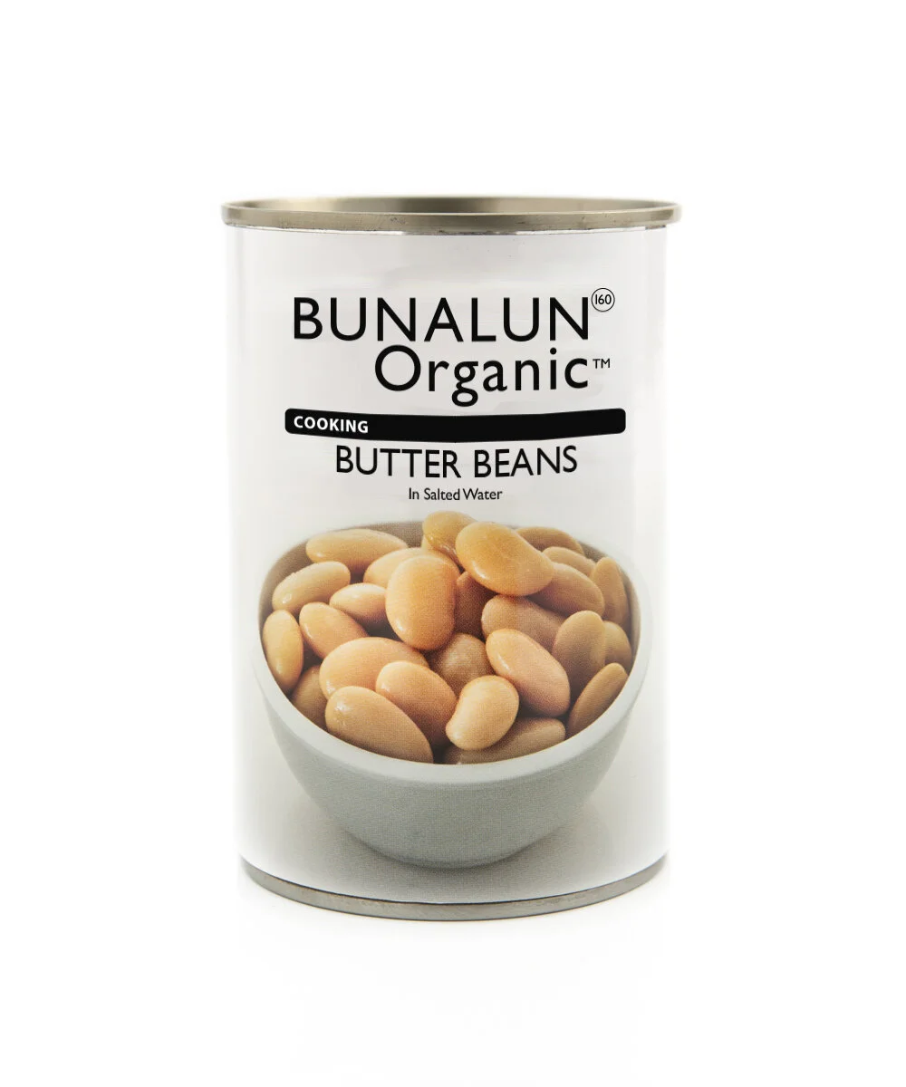 Organic Tinned Butter Beans — BUNALUN ORGANIC