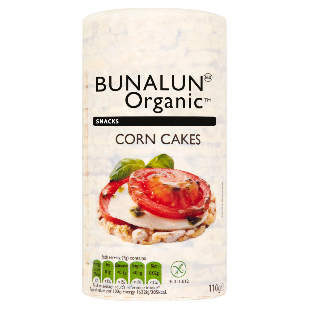 Organic Rice & Corn Cake Range — BUNALUN ORGANIC