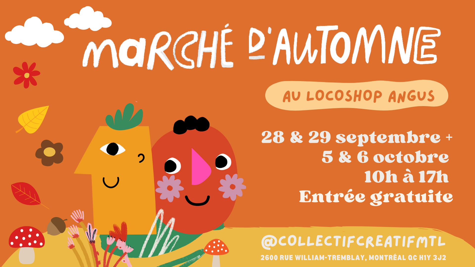 Prochains événements - Marchés Créatifs — Collectif Créatif MTL