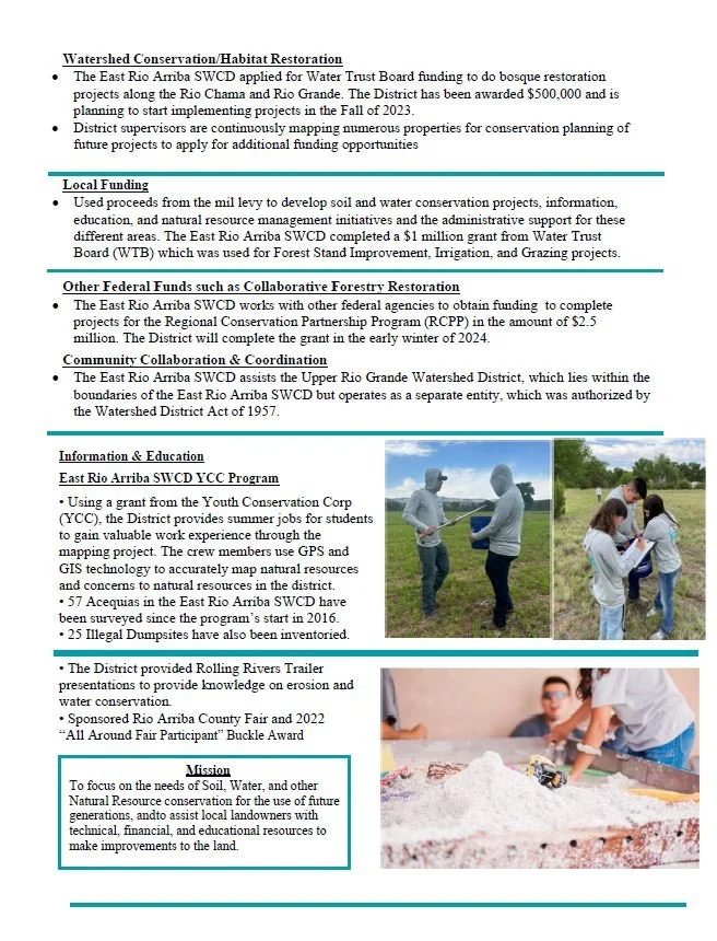 News and Information — East Rio Arriba SWCD