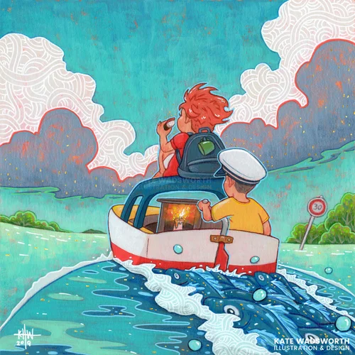 Ponyo Sosuke Boat Toys