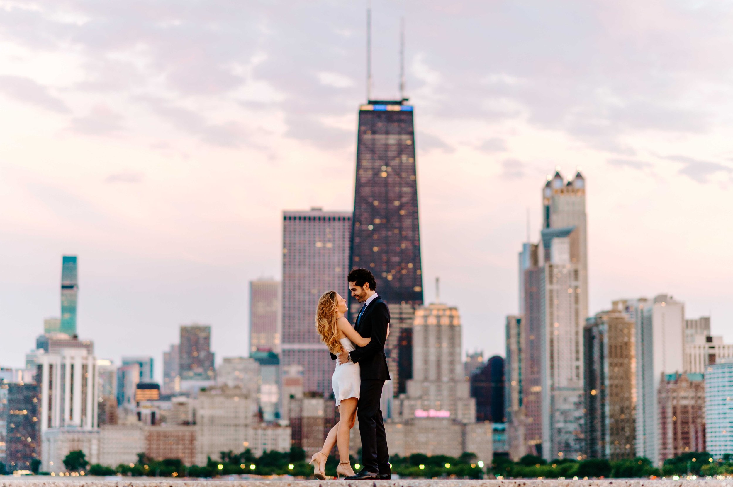 Chicago Skyline Beach