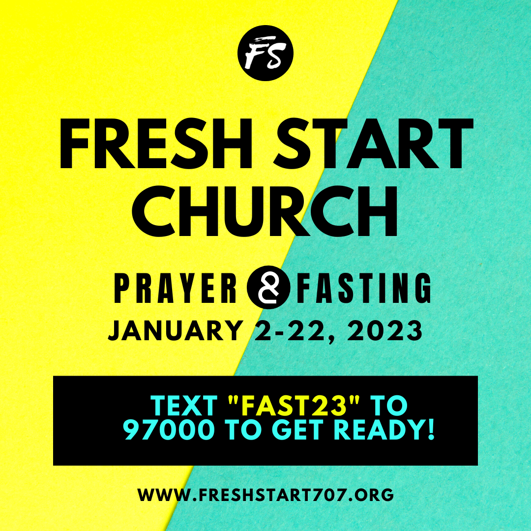 UPCOMING EVENTS — Fresh Start Church
