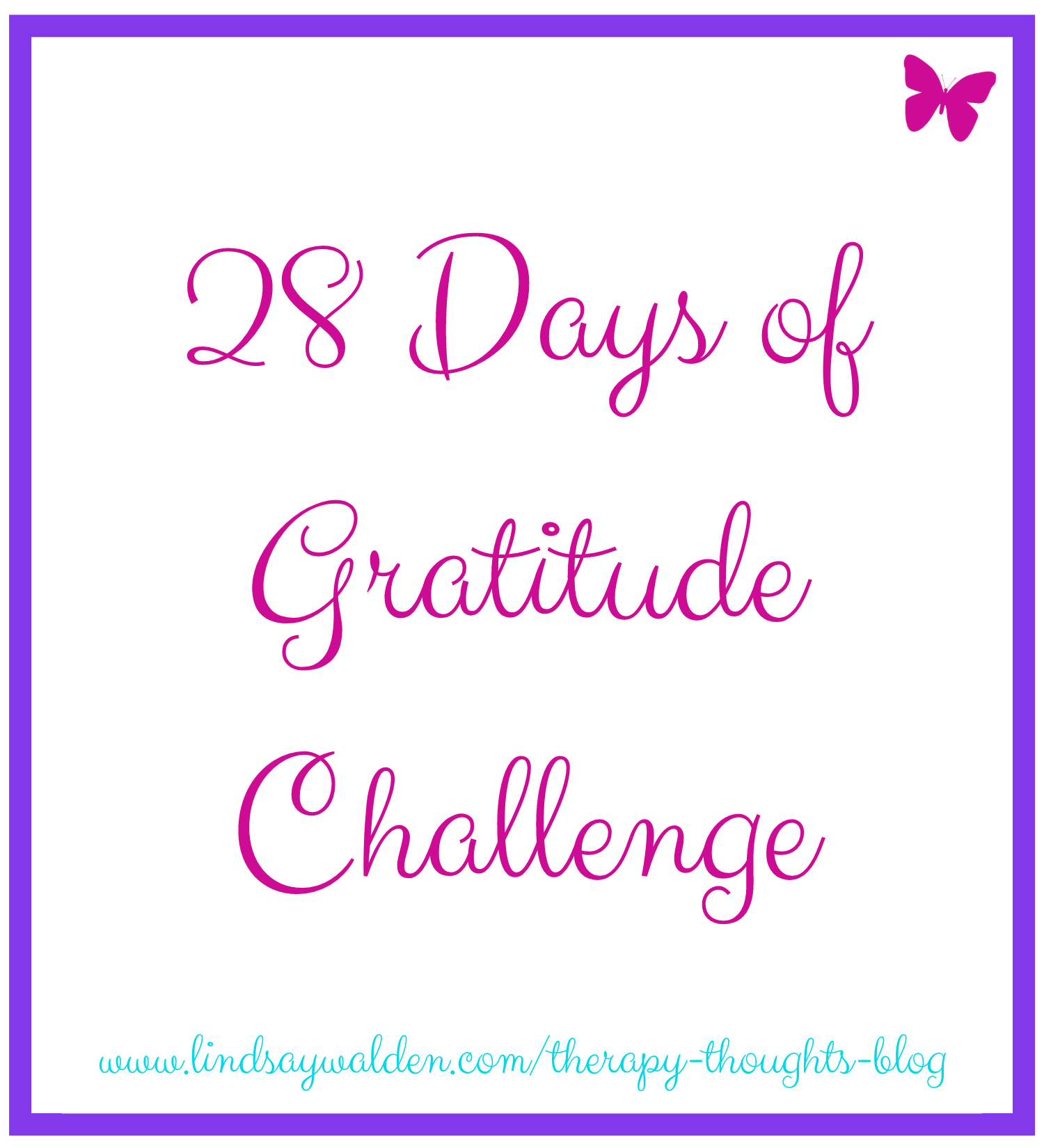 28 Days of Gratitude Challenge — Lindsay Walden