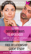 Healing Relationship Communication: The 5 Apology Languages — Lindsay ...