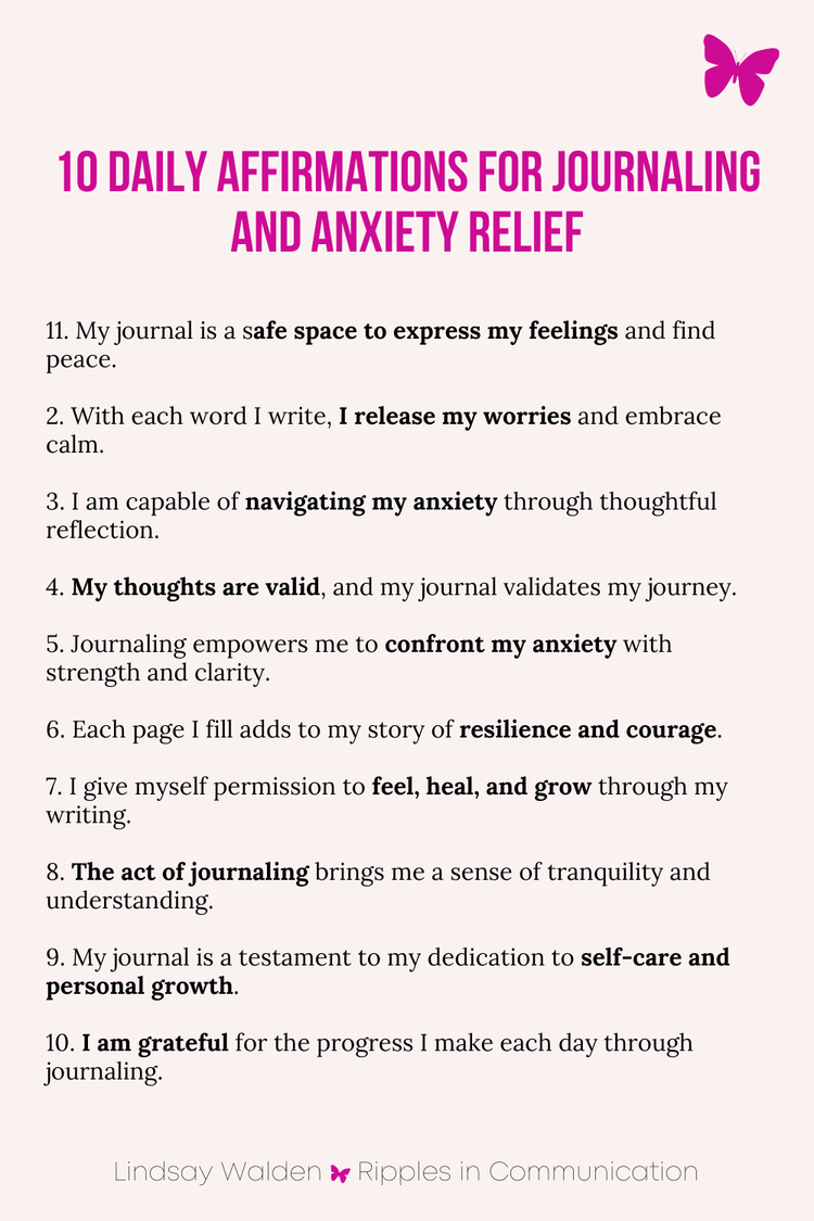 How to Harness the Power of Journaling for Anxiety — Lindsay Walden