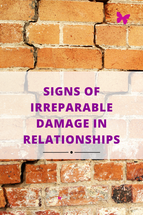 How to Know When There's Just Too Much Damage to Repair — Lindsay Walden