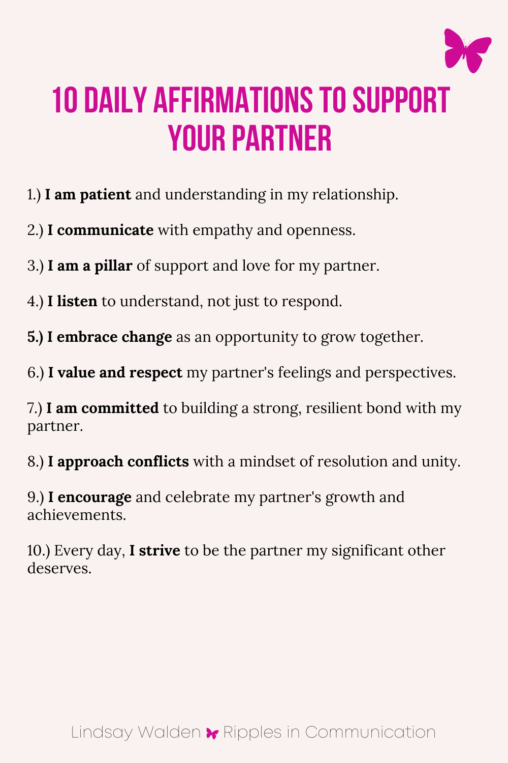 How To Help Your Partner Deal With Change — Lindsay Walden