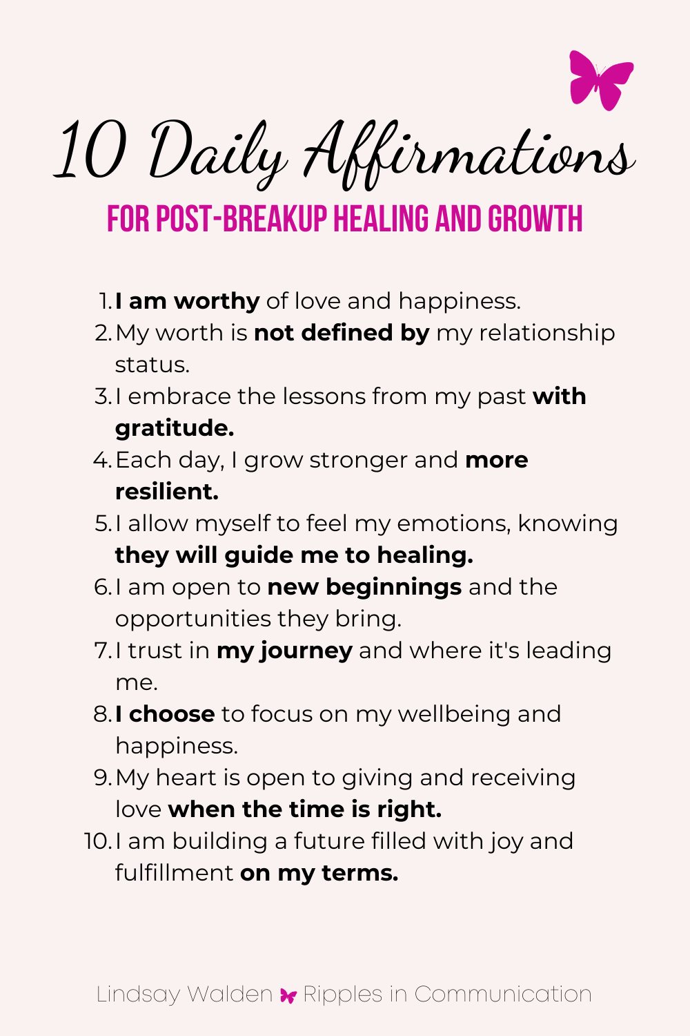 How to Start Over After a Breakup and Embrace the Future — Lindsay Walden