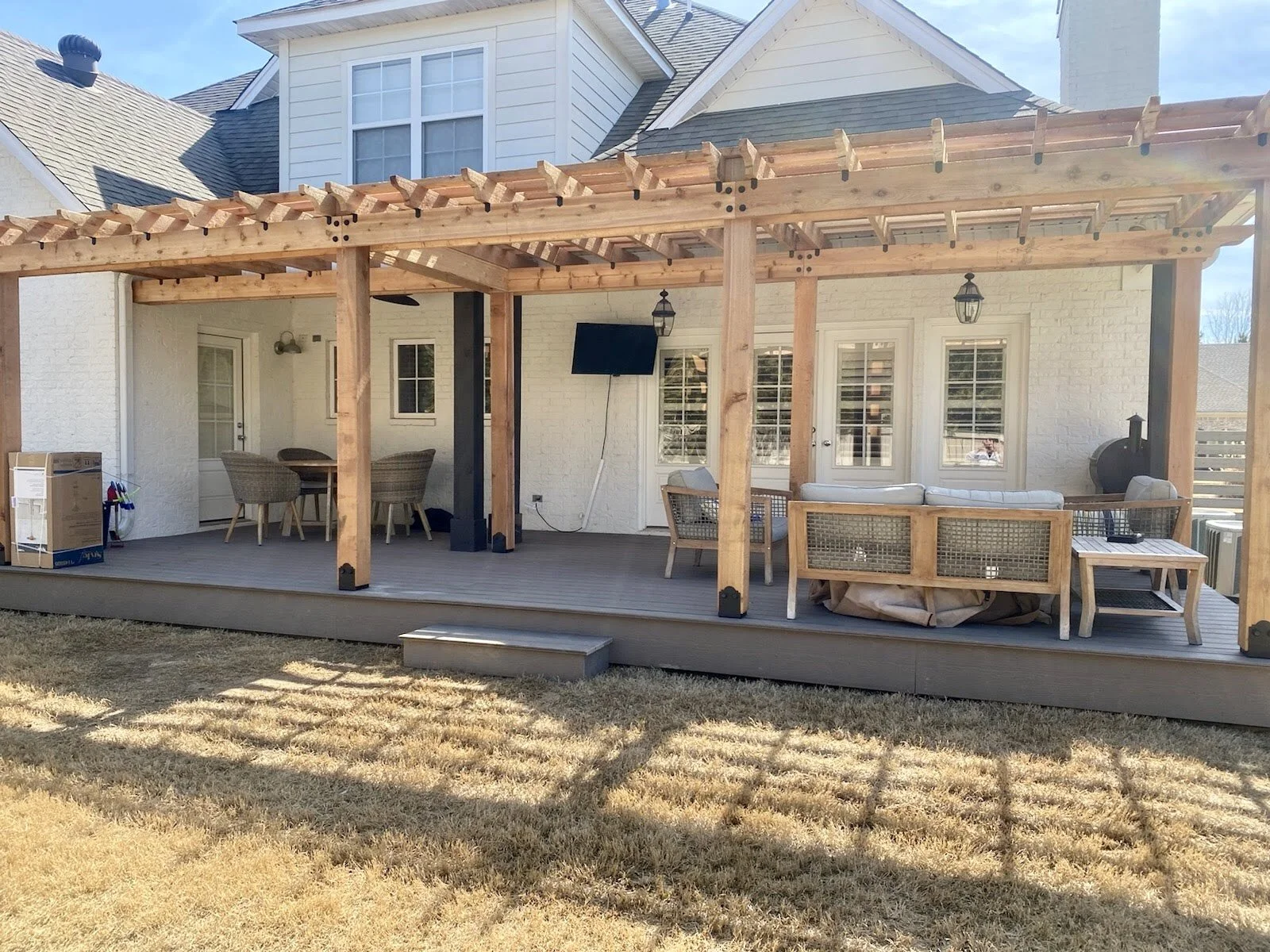 Pergola Design & Installation I Bradford Fencing I Conway AR