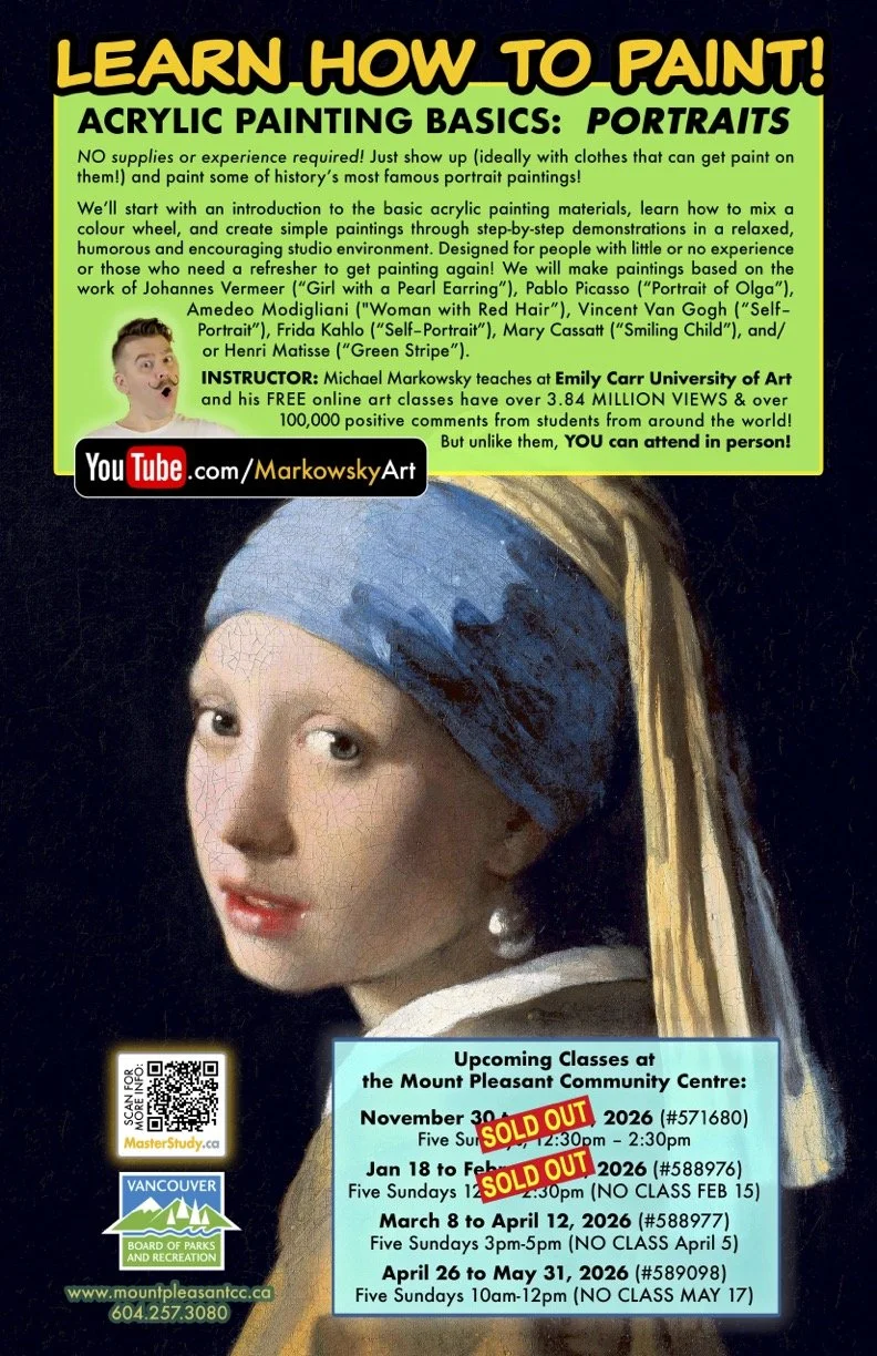 MASTER STUDY Art Lessons — Michael Markowsky