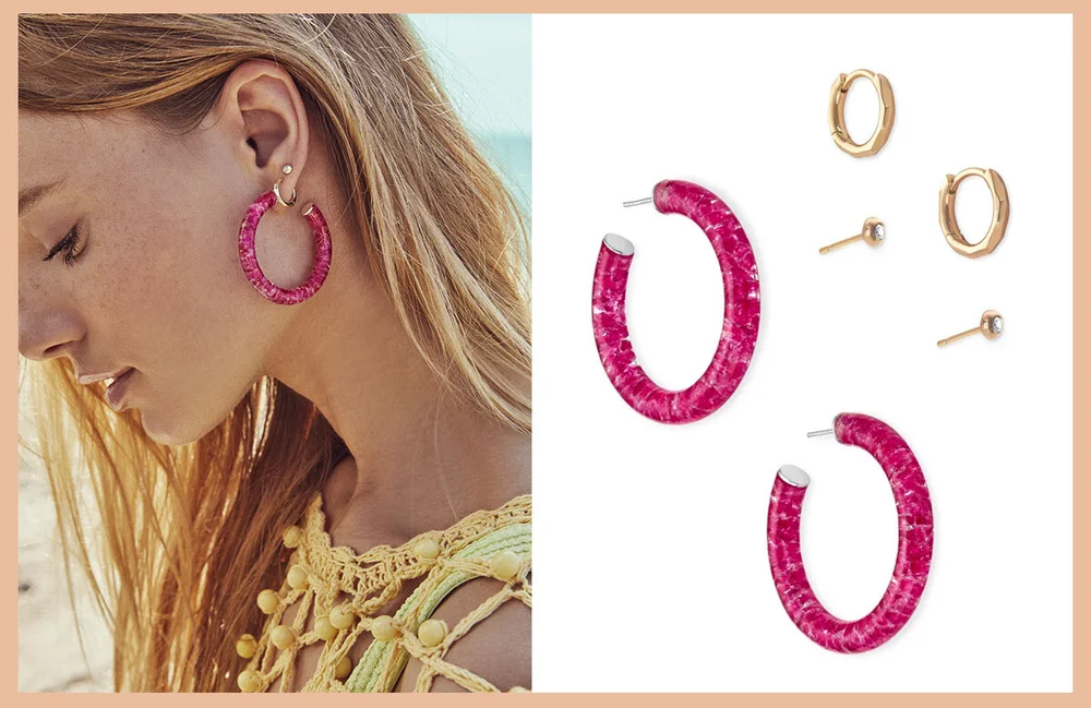 Colorful Hoop Earrings