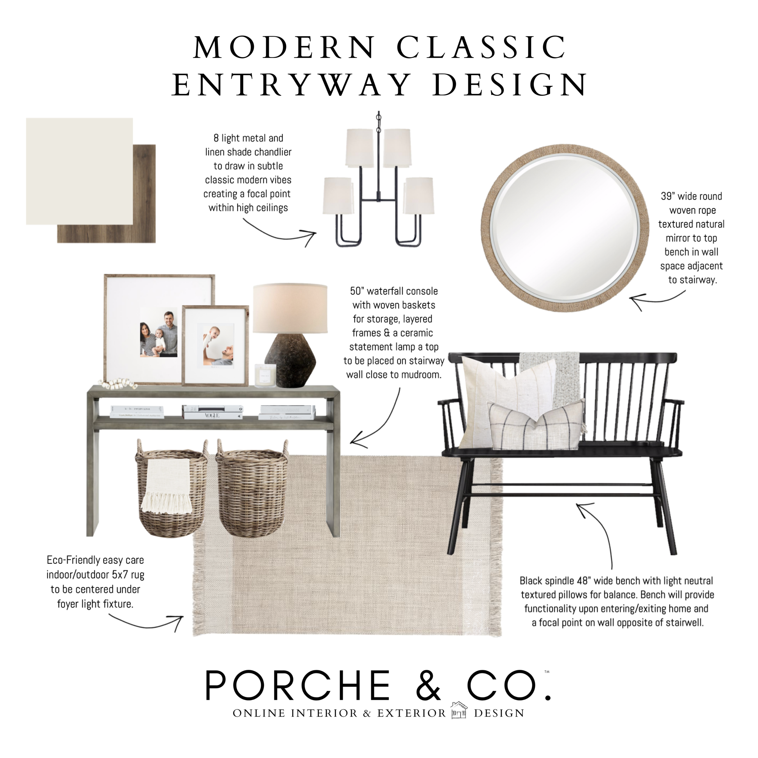 Porche Tips & Tricks: How to Style a Console Table — Porche & Co.