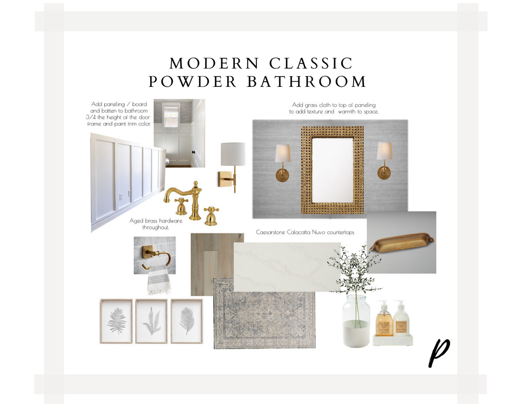 E-Design Client Feature :: Modern Classic Bathroom Design - Mini 2D ...
