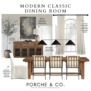 Designs of the Week :: Modern Classic Dining Room Designs — Porche & Co.