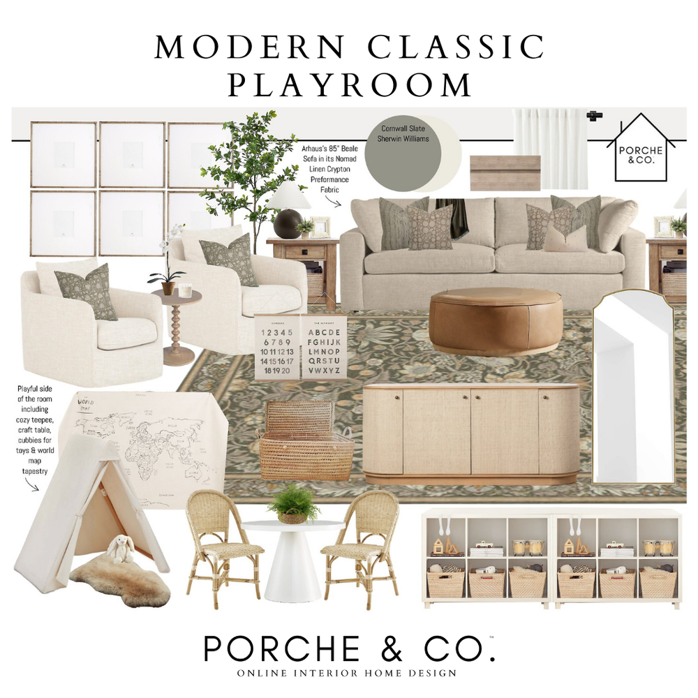 Designs of the Week :: Modern Classic Playrooms — Porche & Co.
