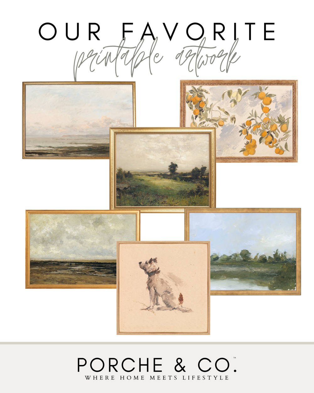 How to Select Cohesive Art in Your Home — Porche & Co.