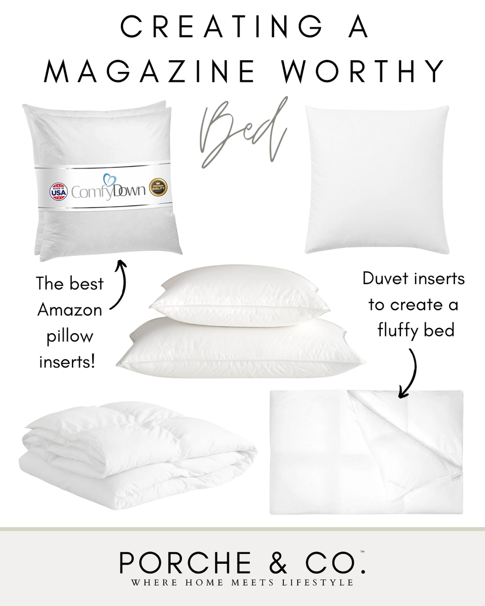 How to Create a Magazine Worthy Bed — Porche & Co.