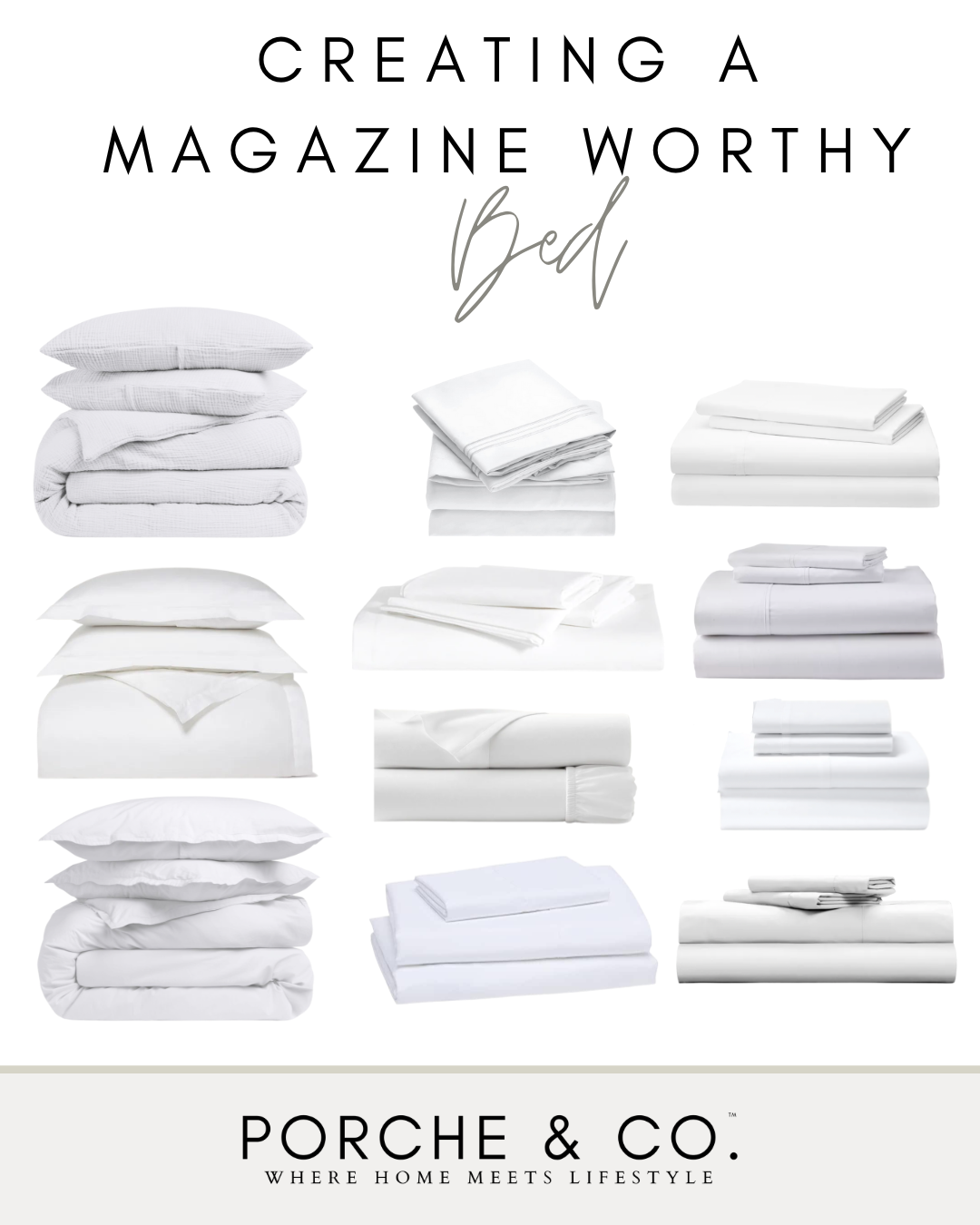 How to Create a Magazine Worthy Bed — Porche & Co.