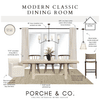 Designs of the Week :: Modern Classic Dining Room Designs — Porche & Co.