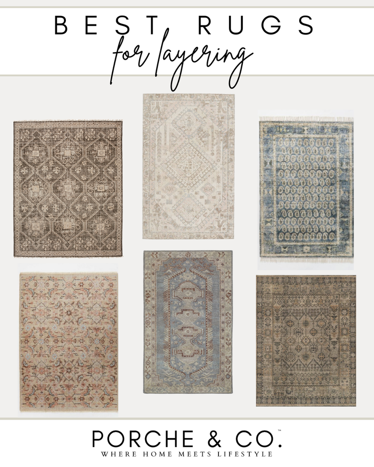 How to Layer Rugs in Your Home — Porche & Co.