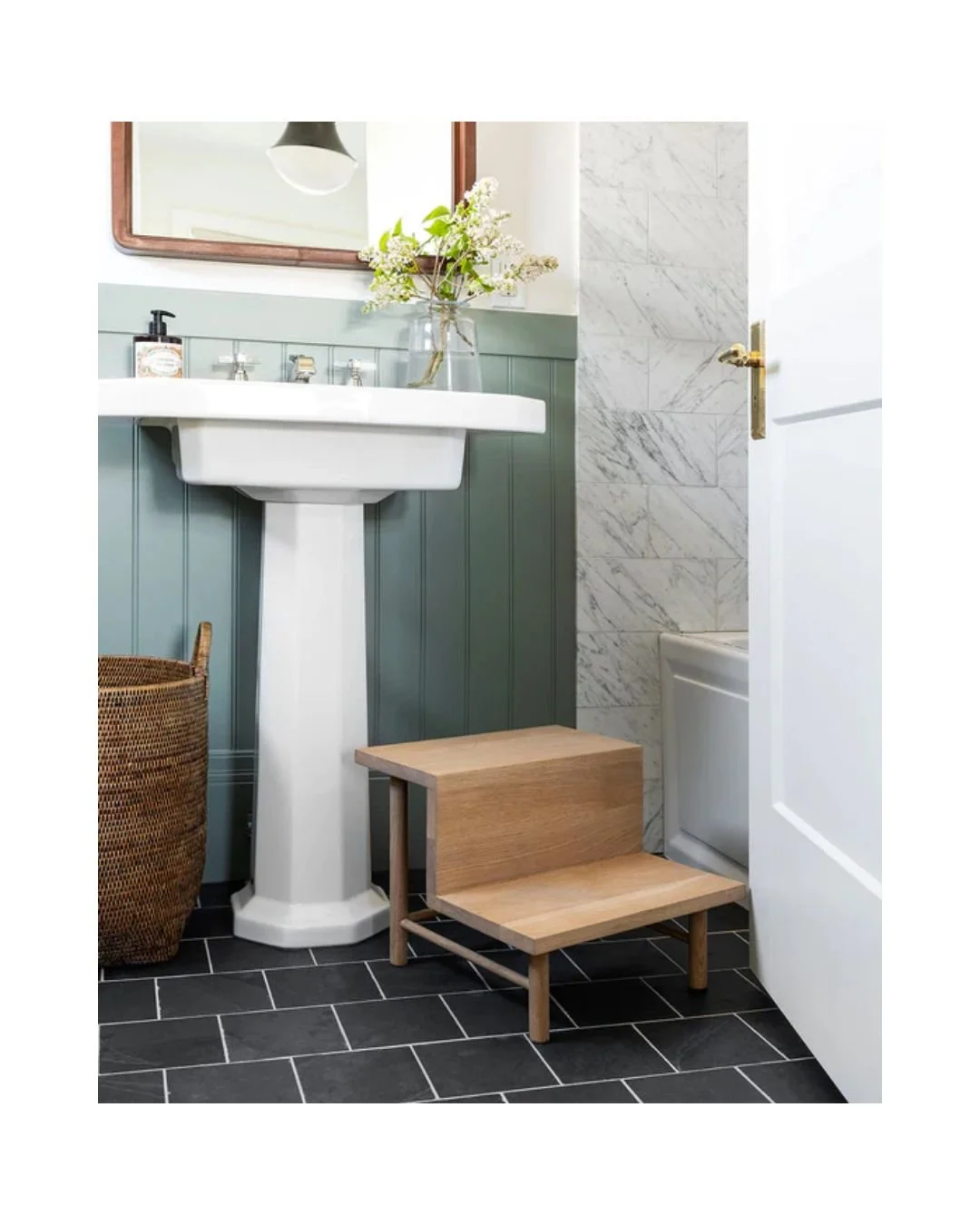 How to Make a Statement in a Powder Bathroom — Porche & Co.