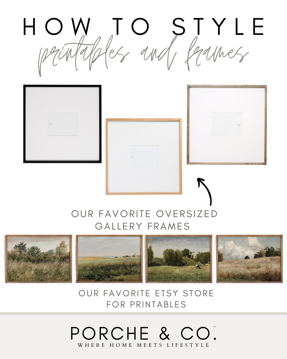 How to Select Cohesive Art in Your Home — Porche & Co.